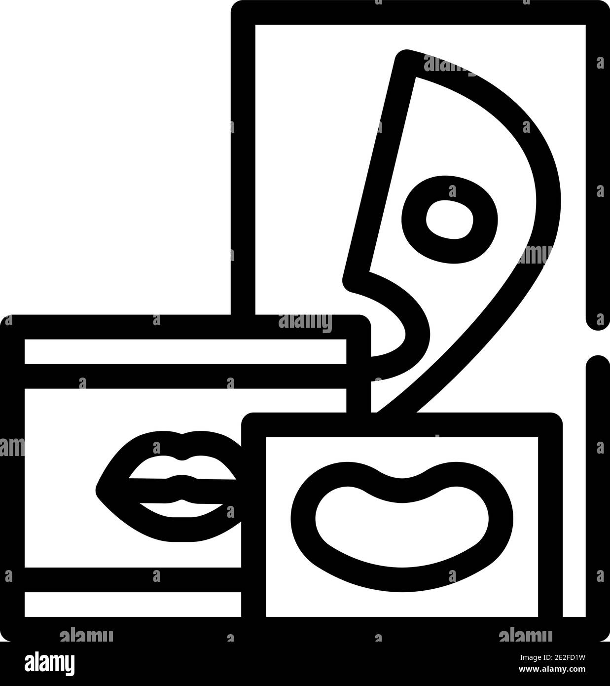 Eye gel patches line hi-res stock photography and images - Alamy