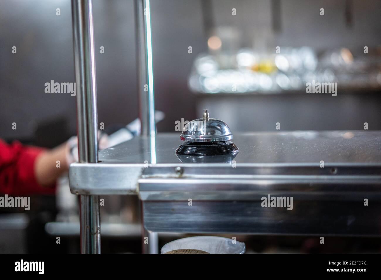 A shinny service bell in the kitchen Stock Photo - Alamy