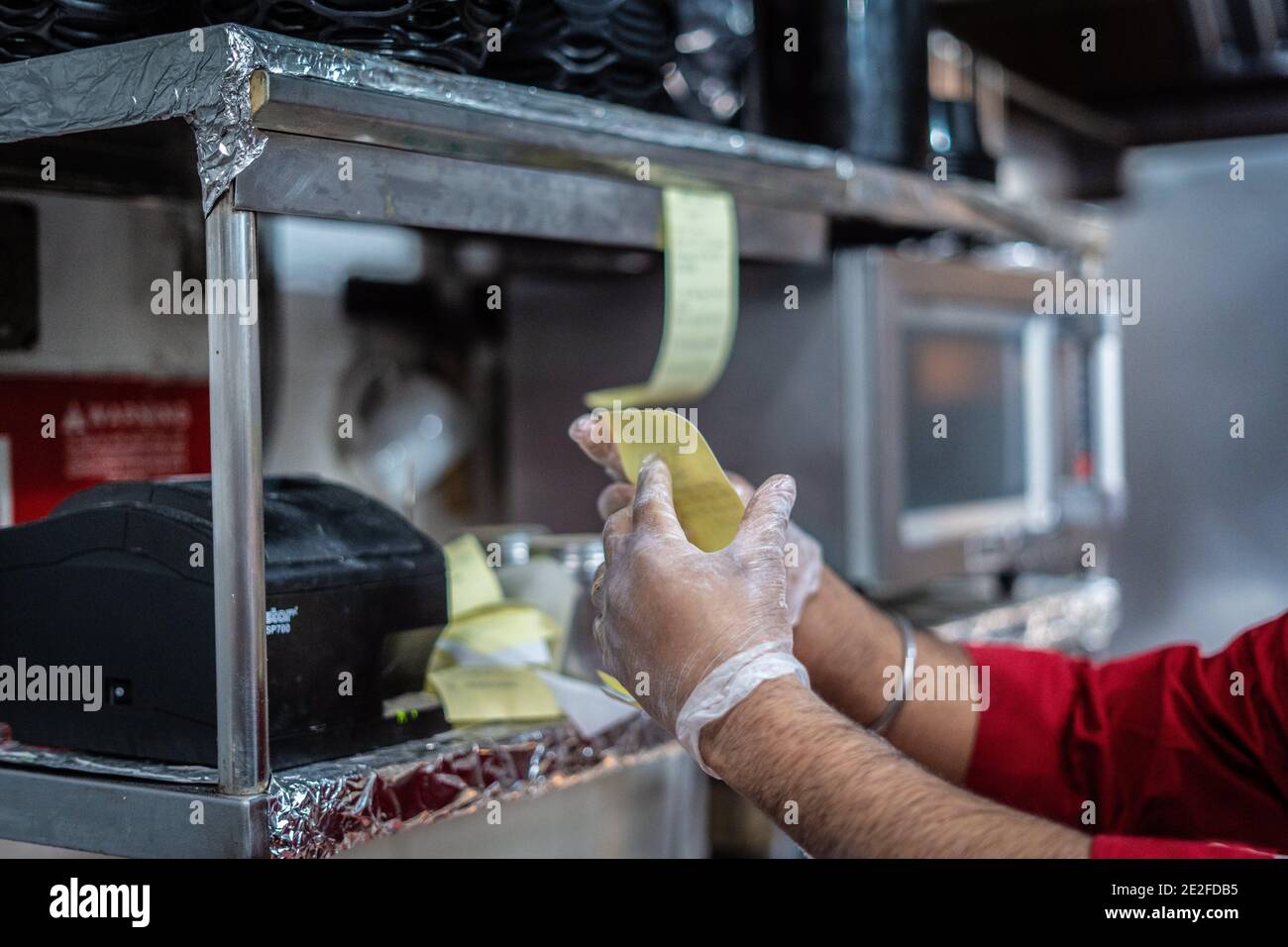 A shinny service bell in the kitchen Stock Photo - Alamy