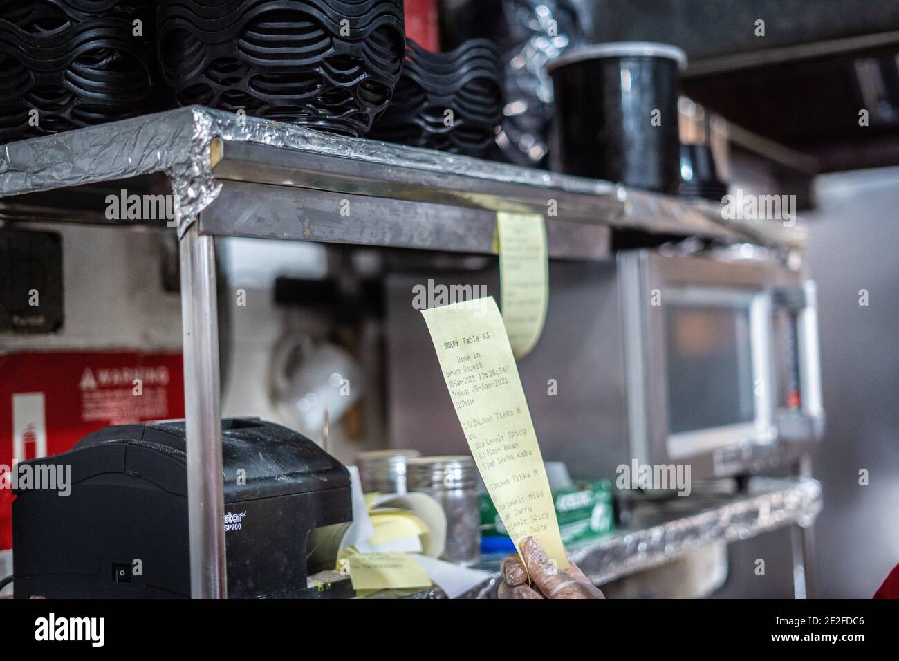 A shinny service bell in the kitchen Stock Photo - Alamy