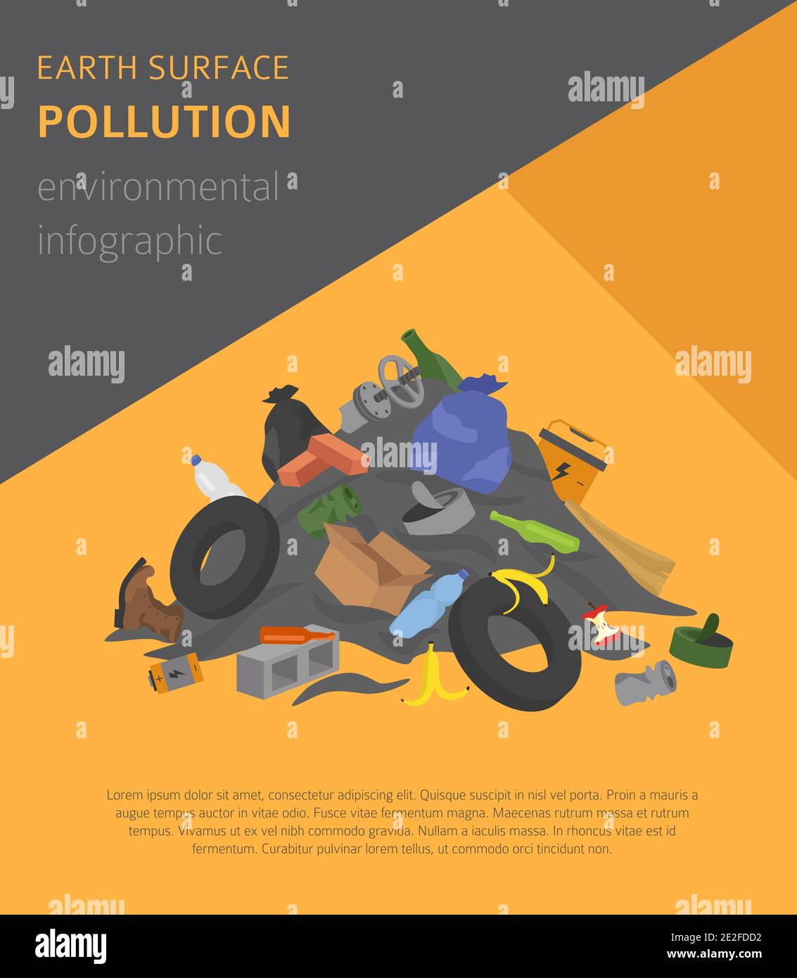 Polluted soil Stock Vector Images - Alamy