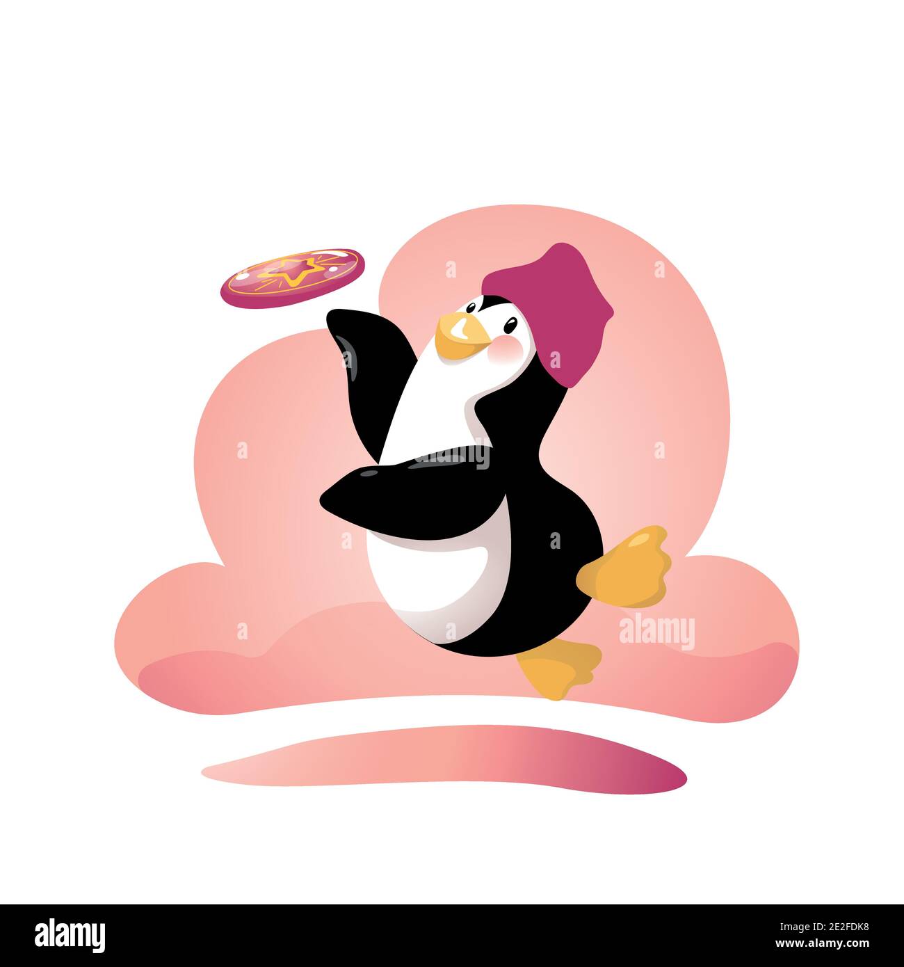 Ultimate frisbee catching Stock Vector Images - Alamy