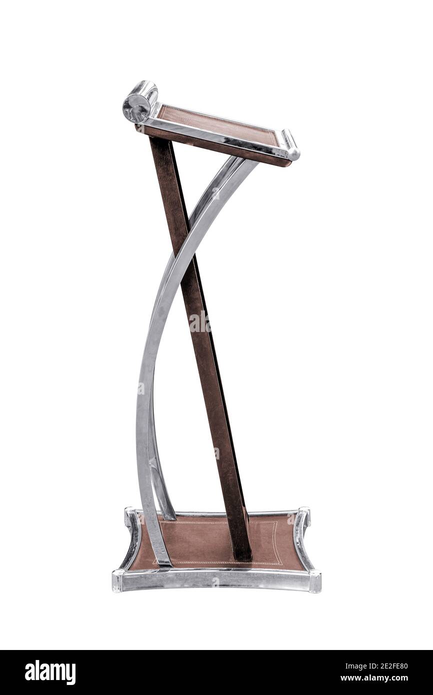Stainless steel Podium Tribune Rostrum Stand with leather cushion ...