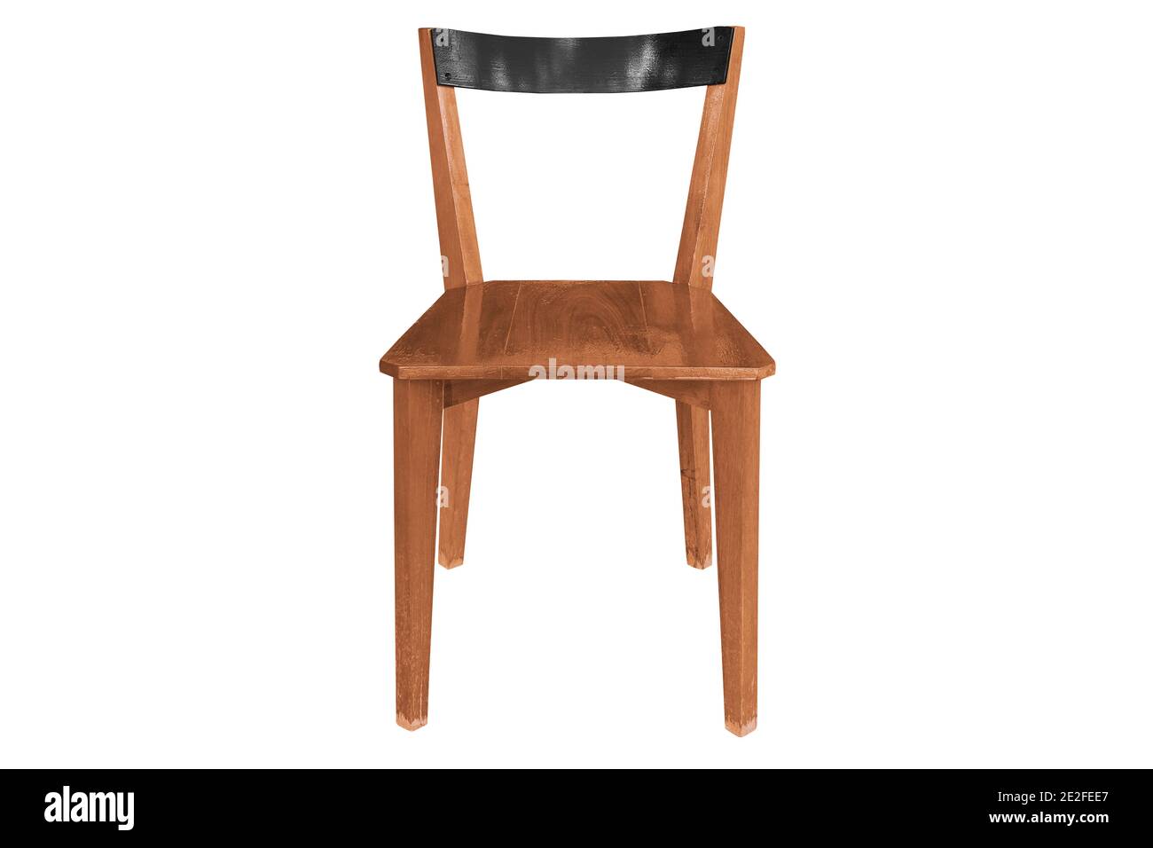 Wooden chair isolated on white background with clipping path Stock ...