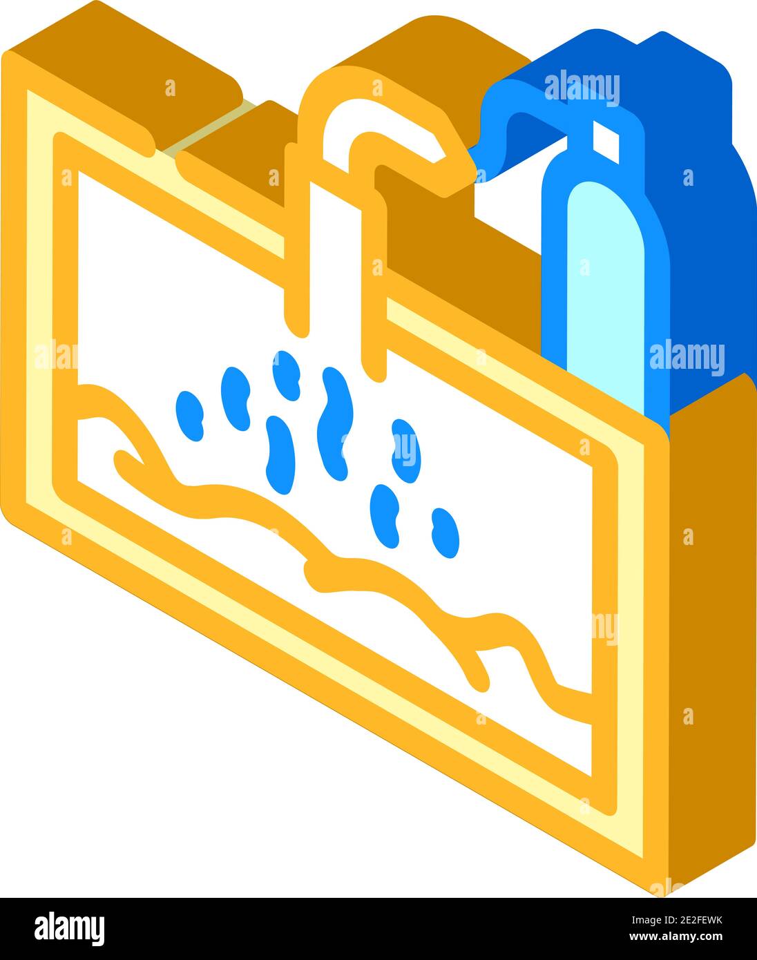 gas production bio product isometric icon vector illustration Stock ...