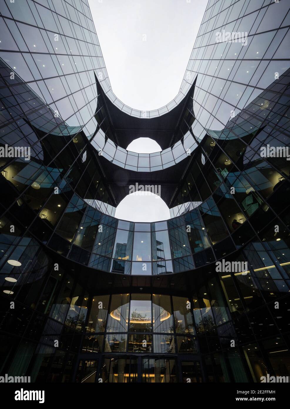 More London office tower skyscraper panorama modern architecture London ...