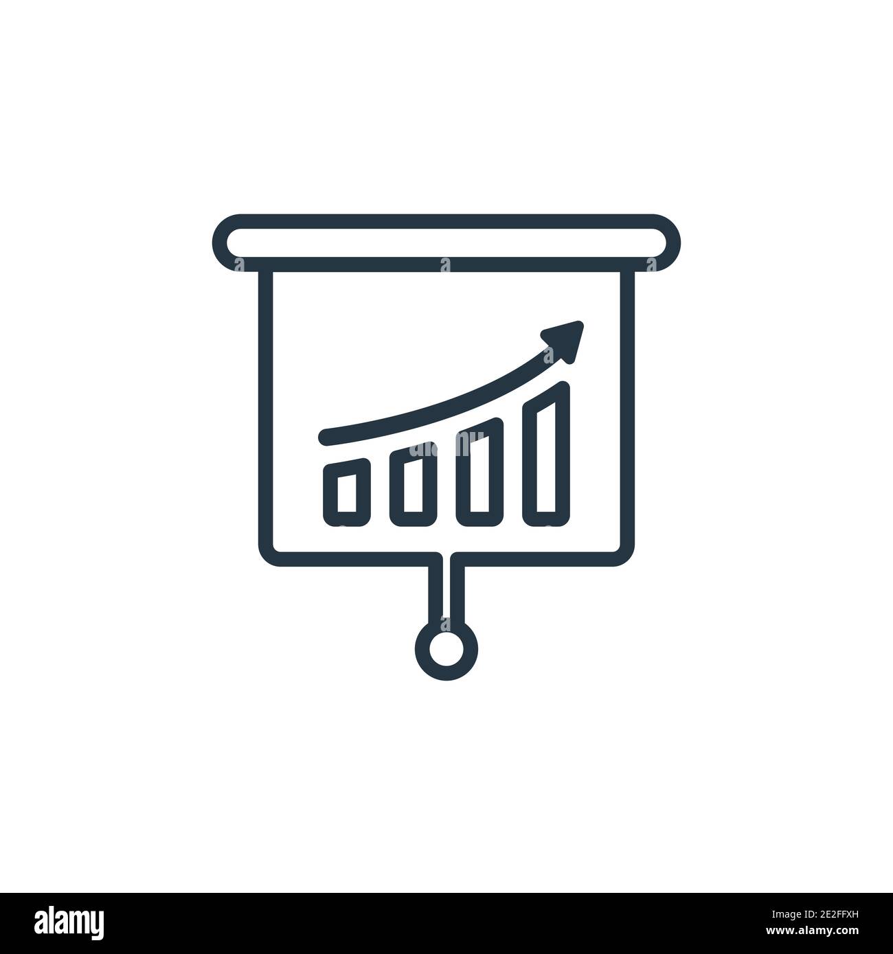 Performance outline vector icon. Thin line black performance icon, flat ...