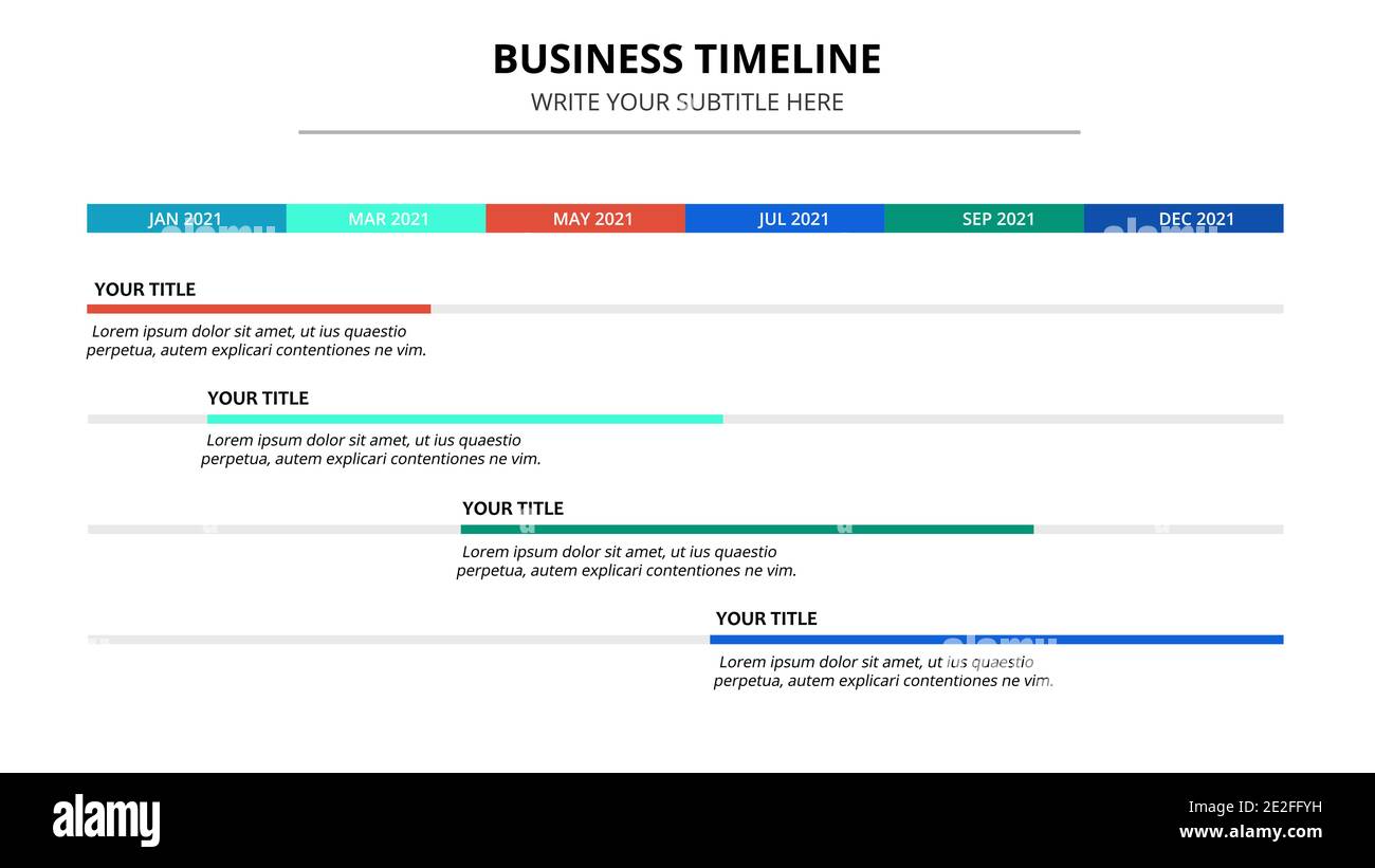 Business circle timeline banner Cut Out Stock Images & Pictures - Alamy