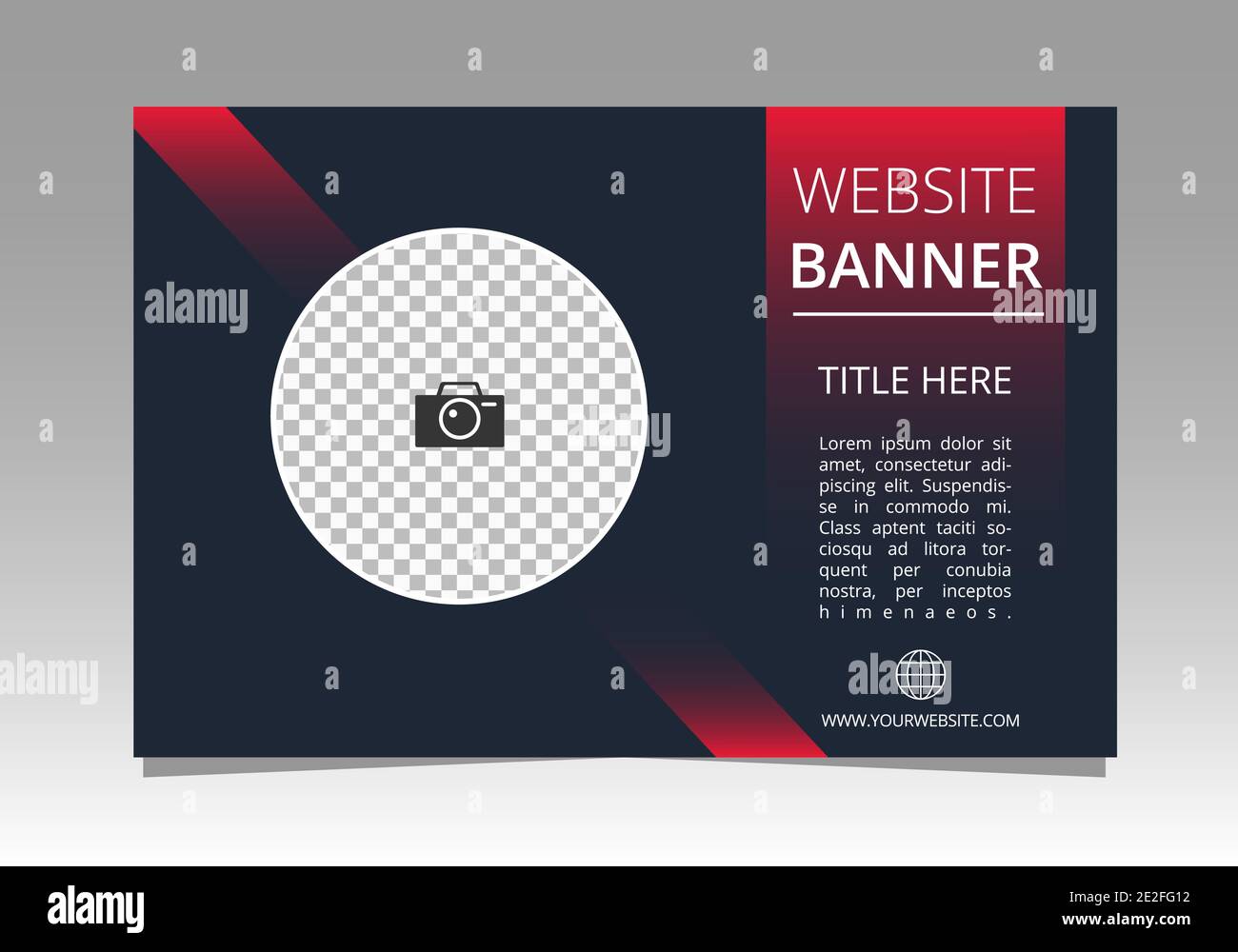 Modern technology horizontal banner Stock Vector Images - Alamy