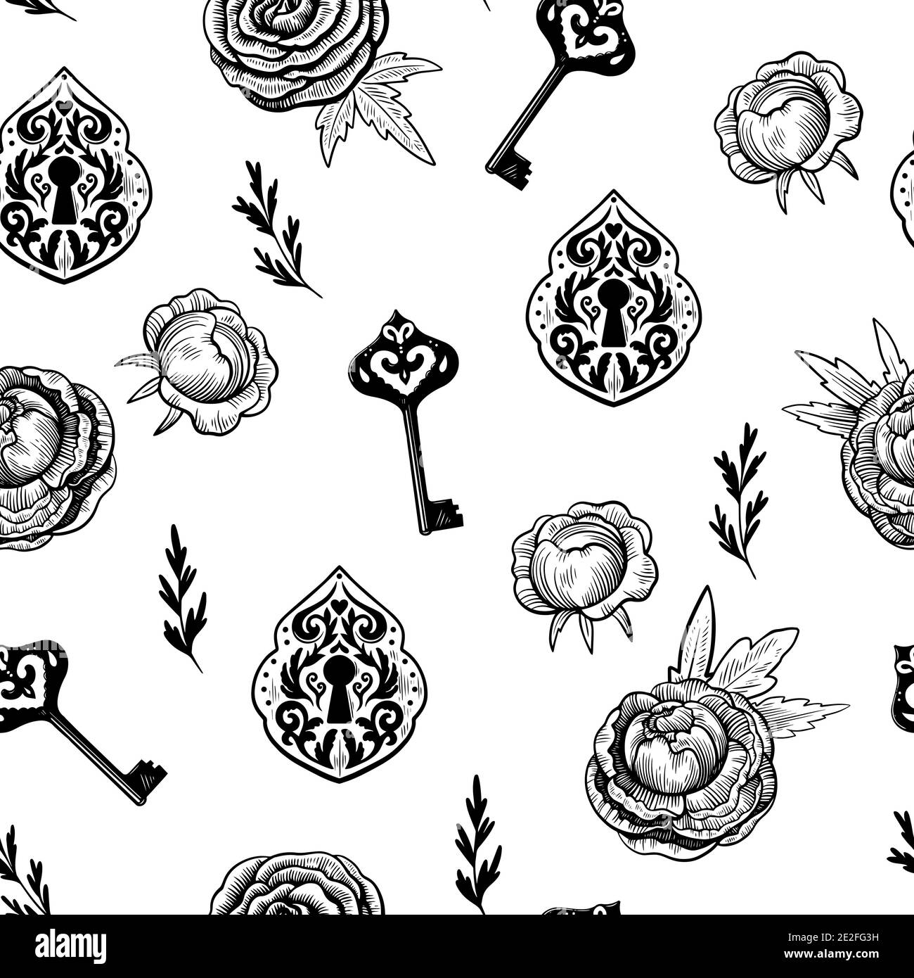 Victorian Keyhole Vector