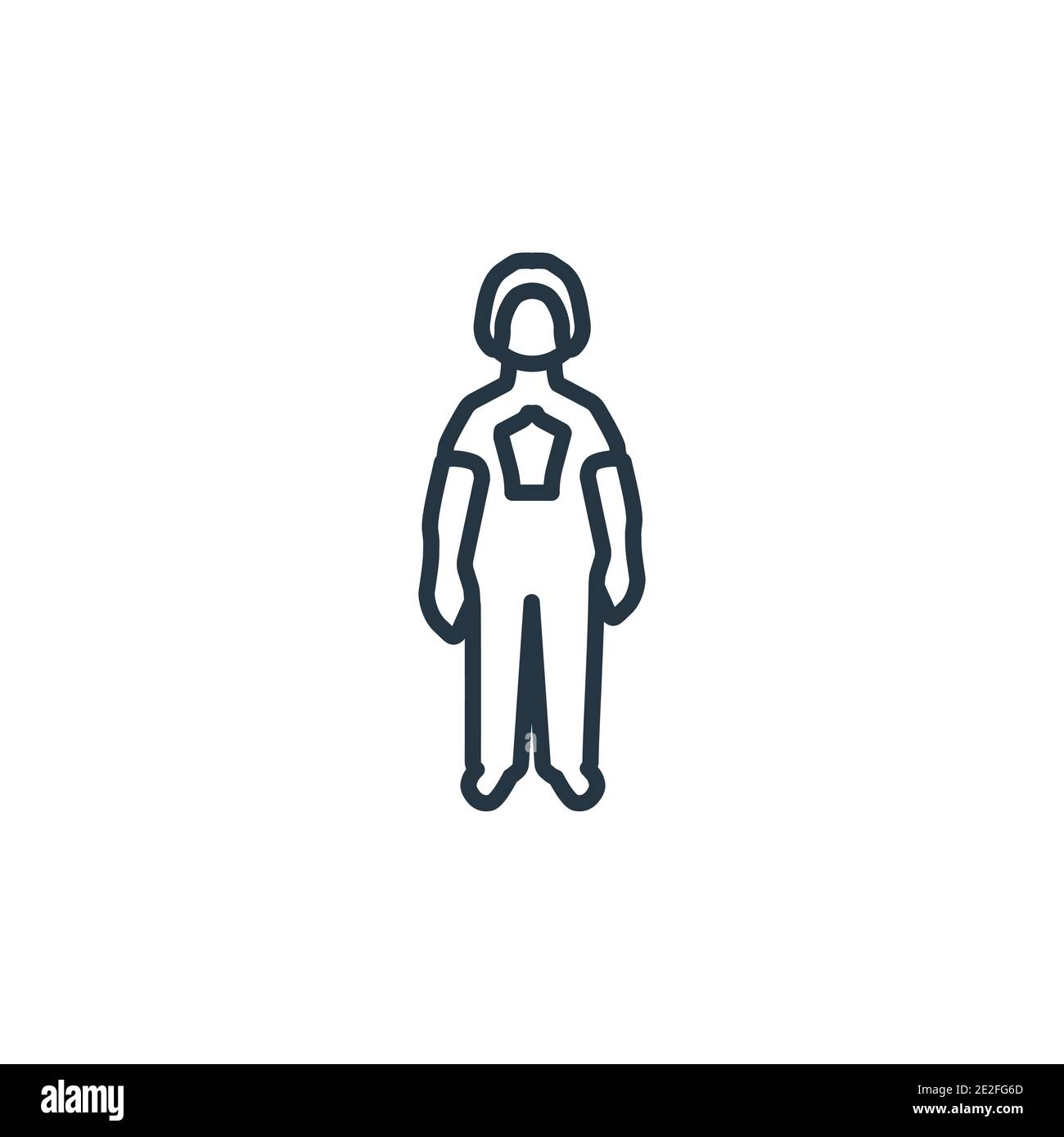 Hazmat outline vector icon. Thin line black hazmat icon, flat vector ...