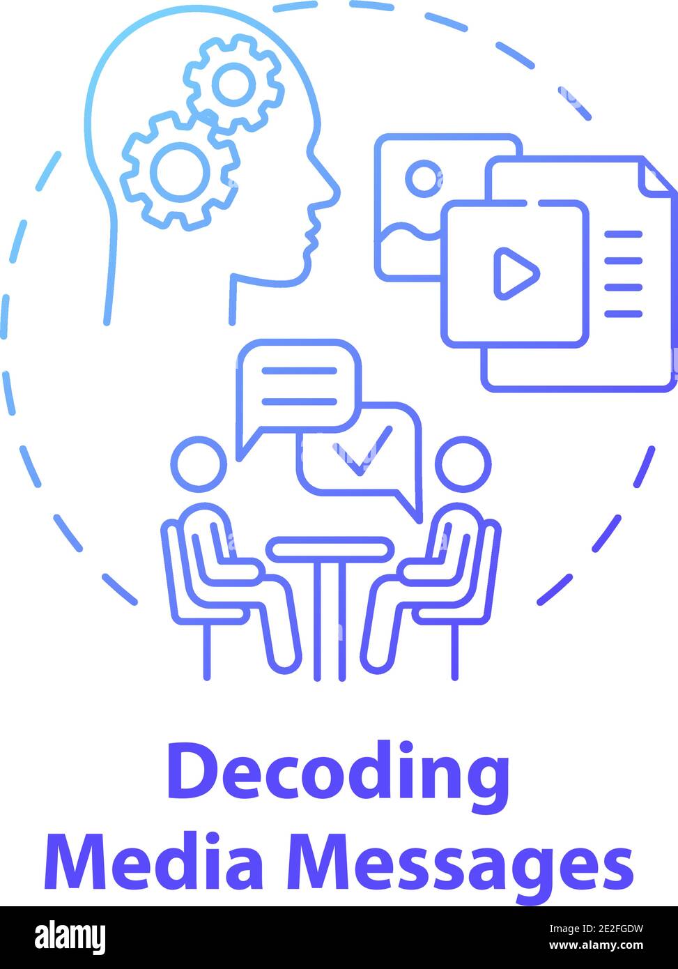 Decoding media messages concept icon Stock Vector Image & Art - Alamy Decoding media messages concept icon Stock Vector Image & Art - Alamy