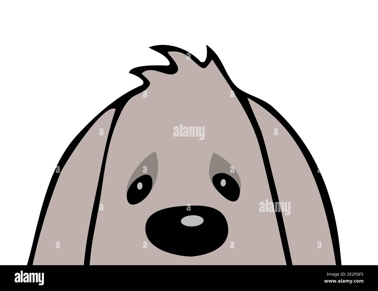 Sad Cute Animal Drawing