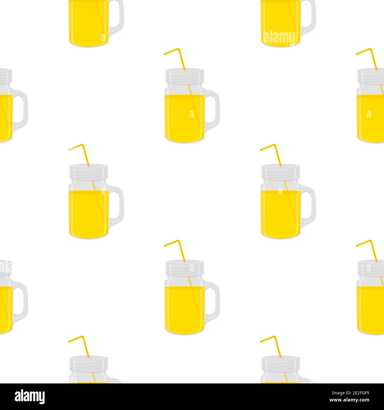 Illustration on theme big colored lemonade in glass cup for natural ...