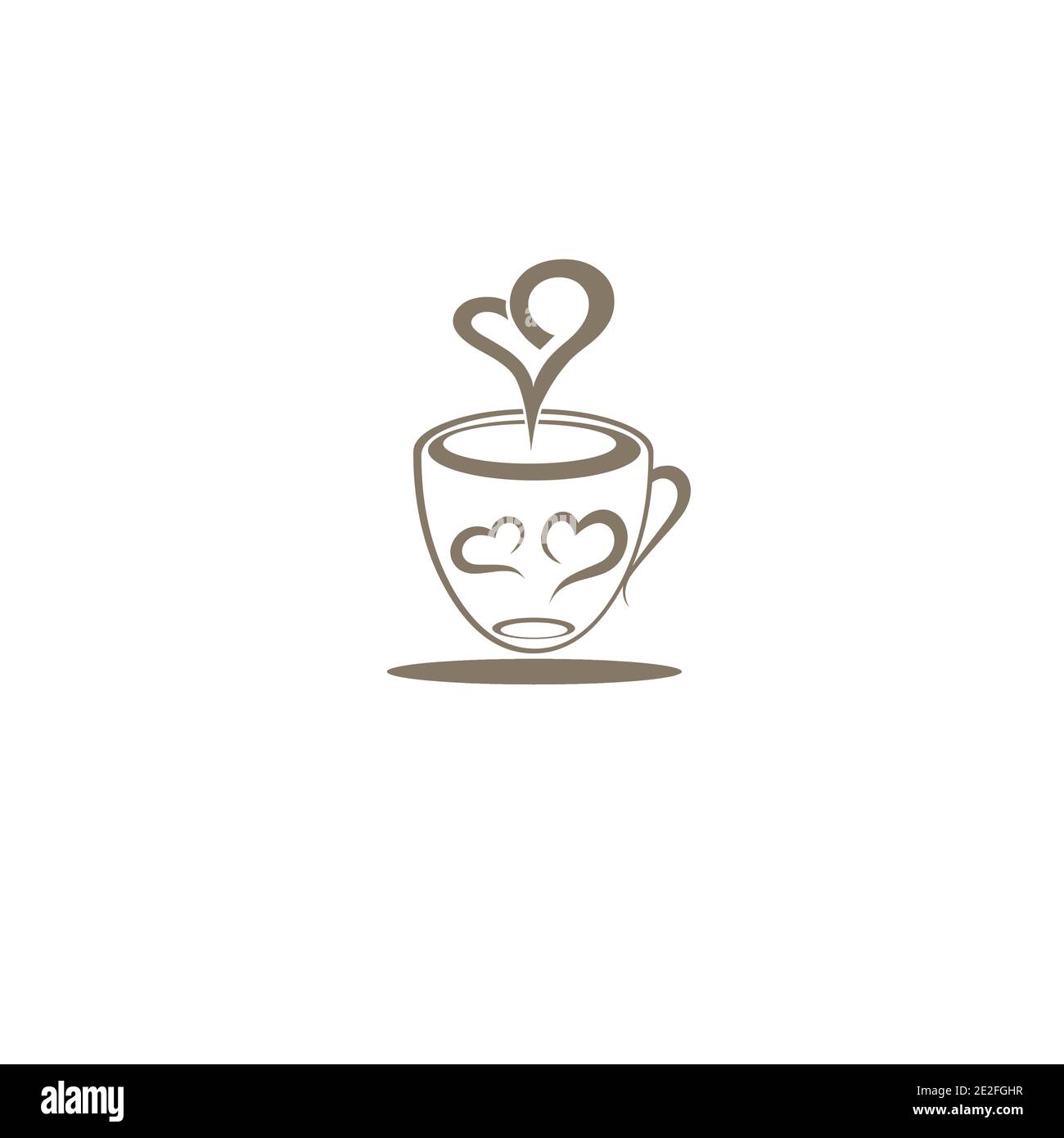 Coffee shop and coffee house hot and cold coffee restaurant cafe vector ...