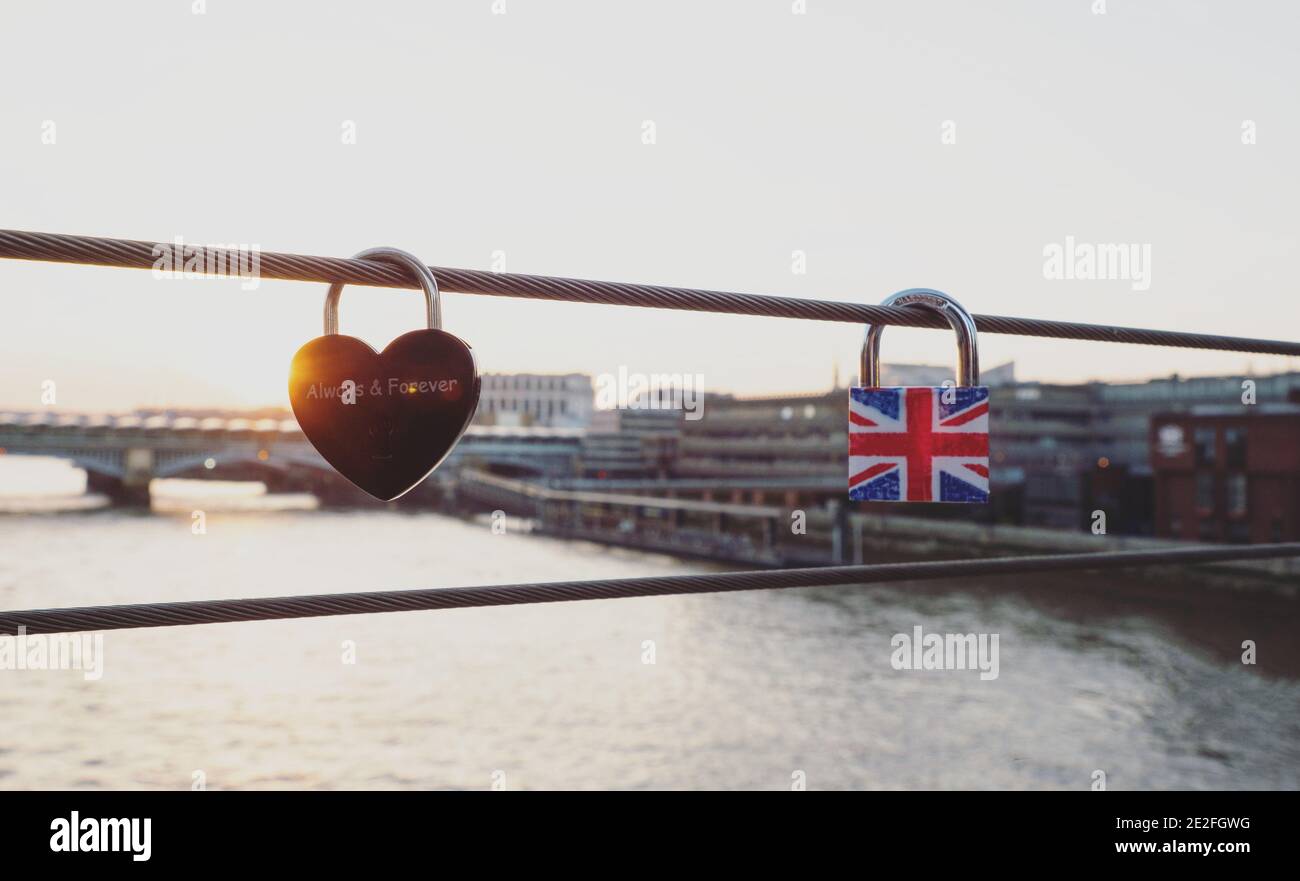 Key And Lock Bridge In London