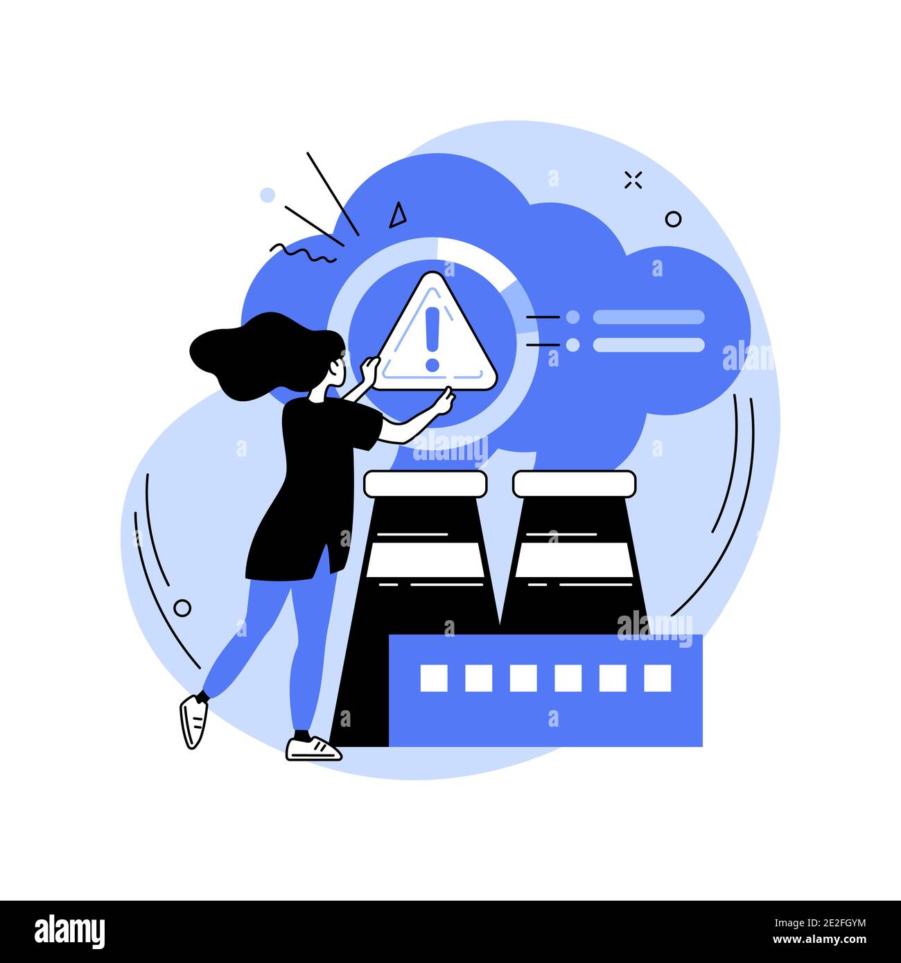 Air quality control abstract concept vector illustration Stock Vector ...