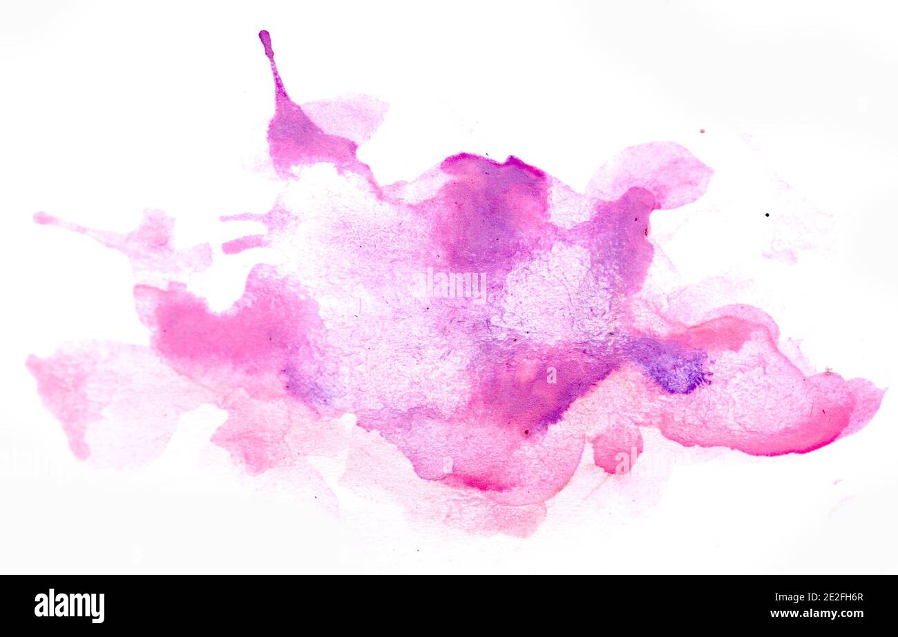 Abstract watercolor on white background Stock Photo - Alamy