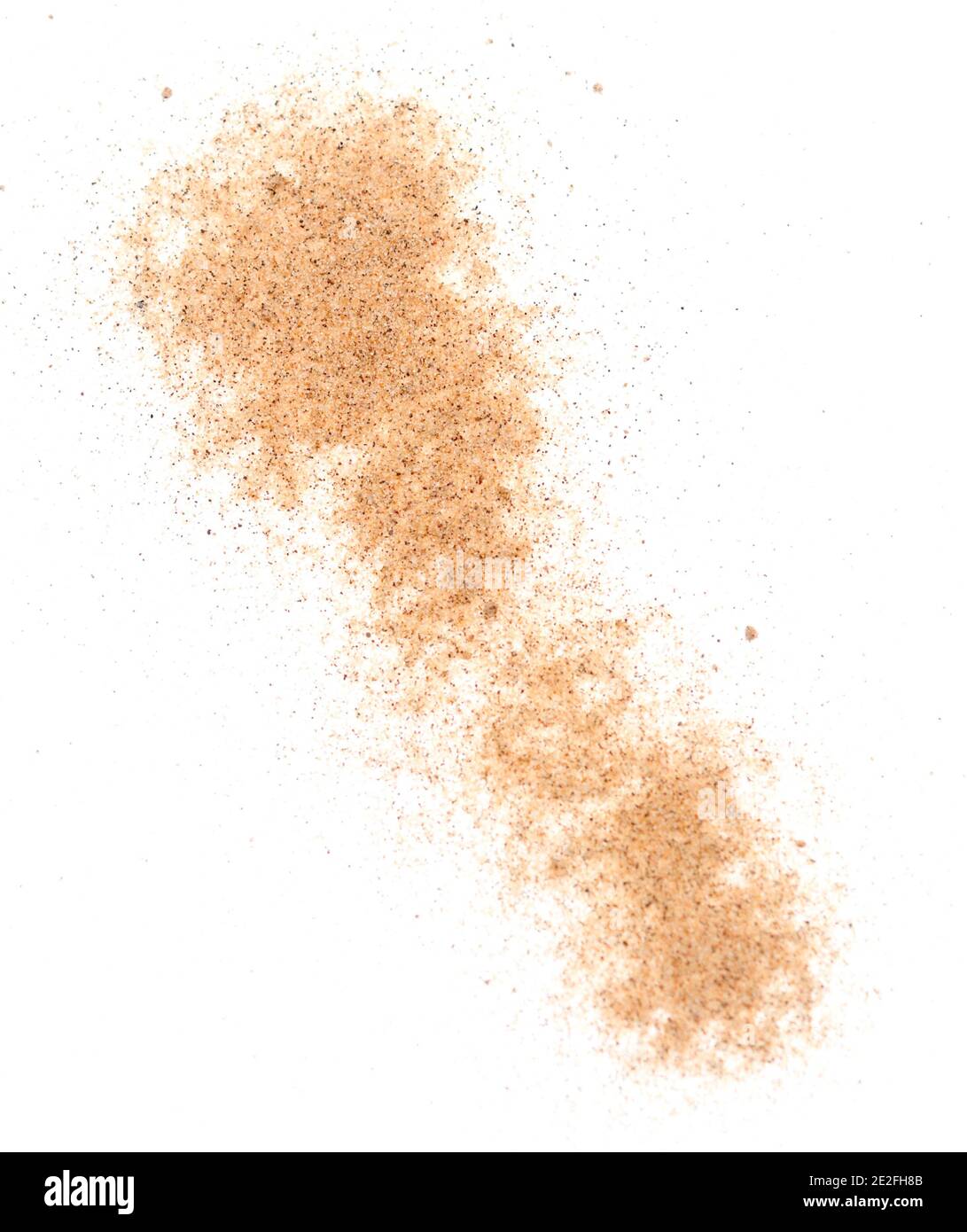 Sand isolated on white background Stock Photo - Alamy
