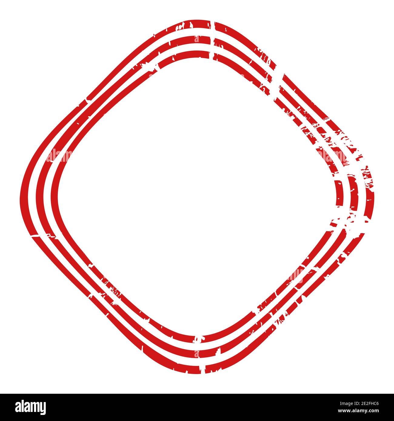 Draft round red grunge Stock Vector Images - Alamy