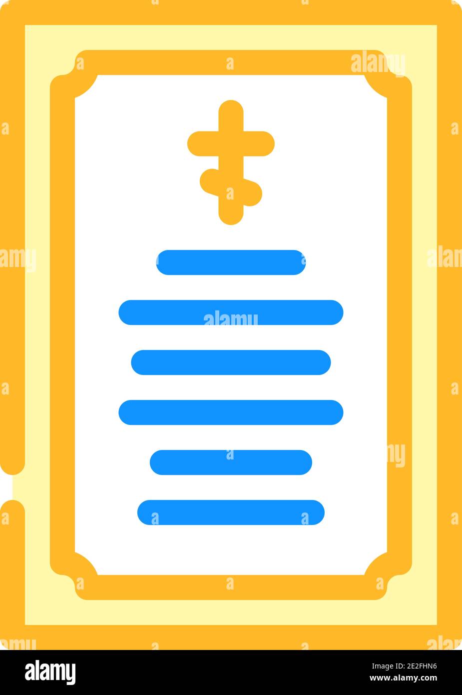 prayer card color icon vector illustration color Stock Vector Image ...