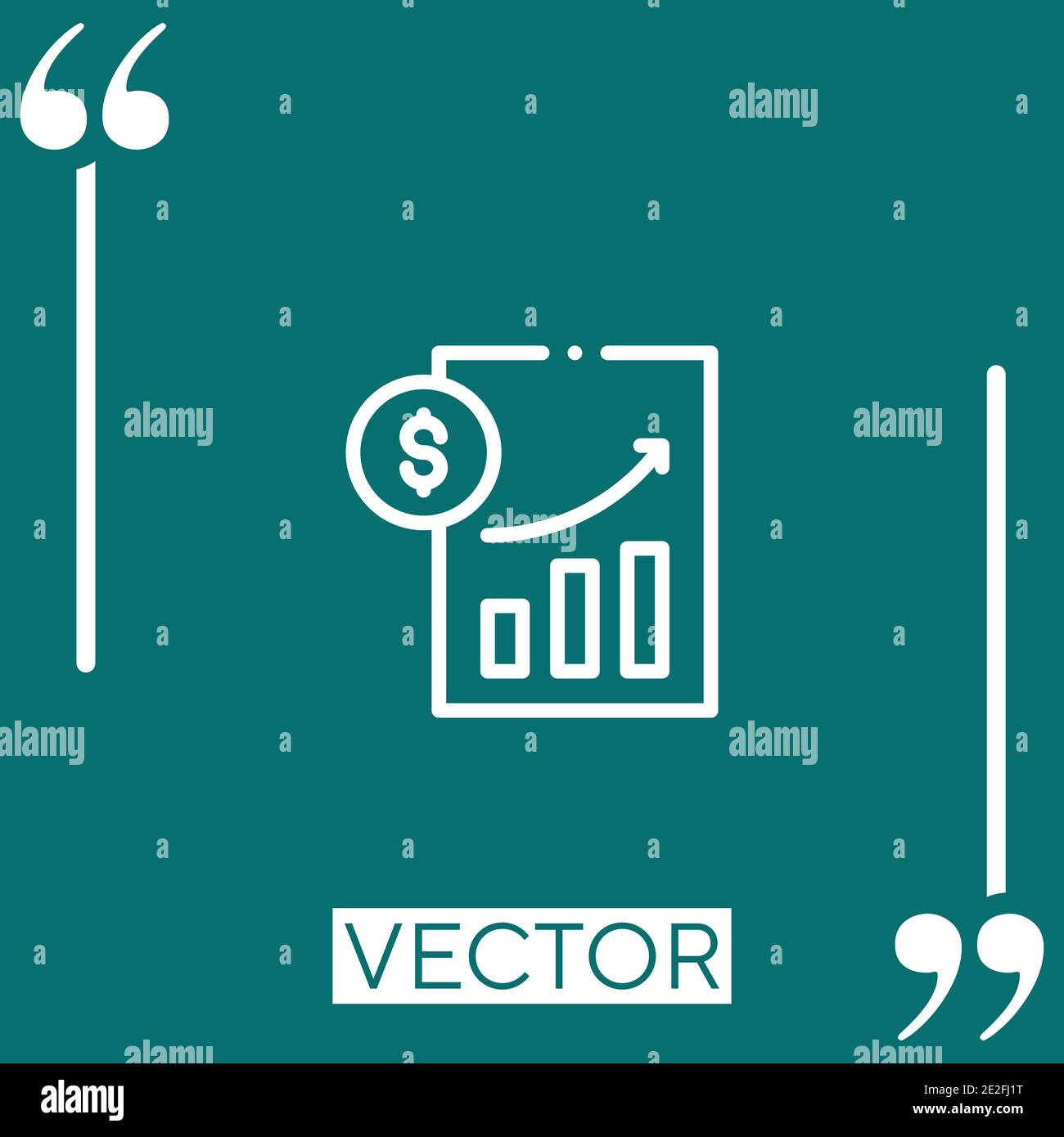 interest rate vector icon Linear icon. Editable stroke line Stock ...