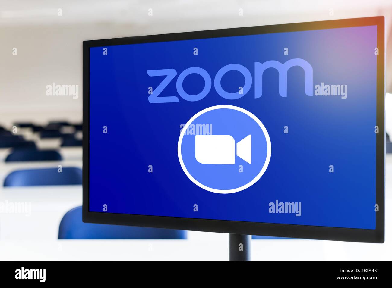 Zoom meeting interface hi-res stock photography and images - Alamy