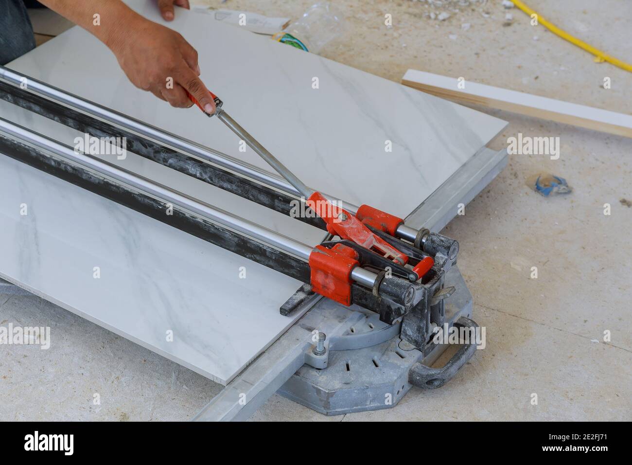Working tools using a manual cutter equipment for laying processing ...