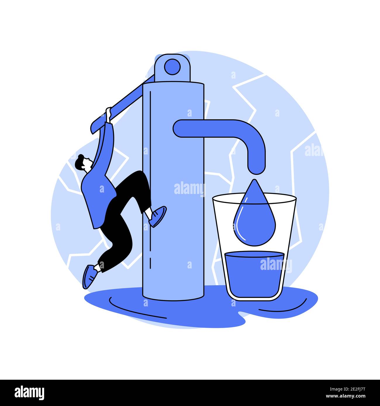 Water shortage drought Stock Vector Images - Alamy
