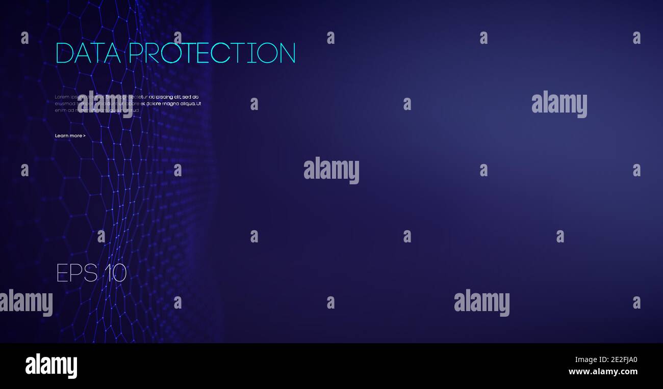 Data Protection Binary Lock Secure Connection Network Data Security Account Control Vector