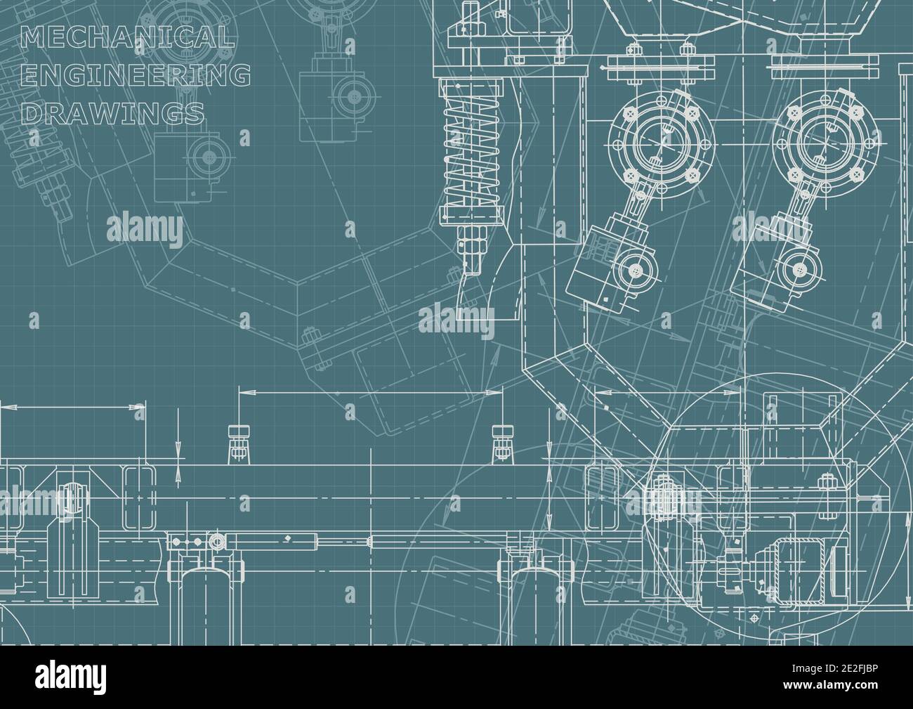 Computer aided design systems. Blueprint, scheme. Corporate Identity Stock Vector Image & Art ...