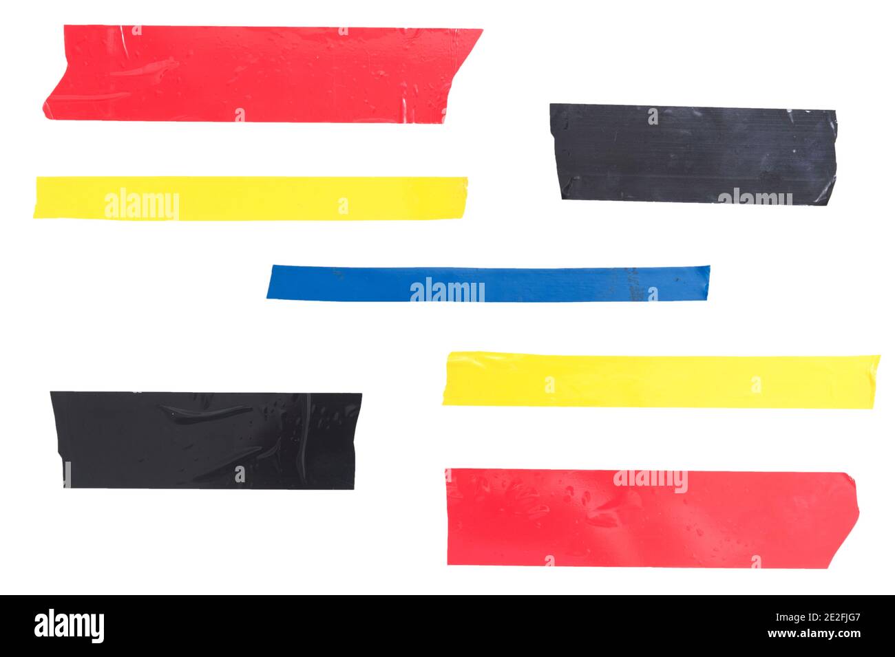Color scotch tapes isolated on white background Stock Photo - Alamy