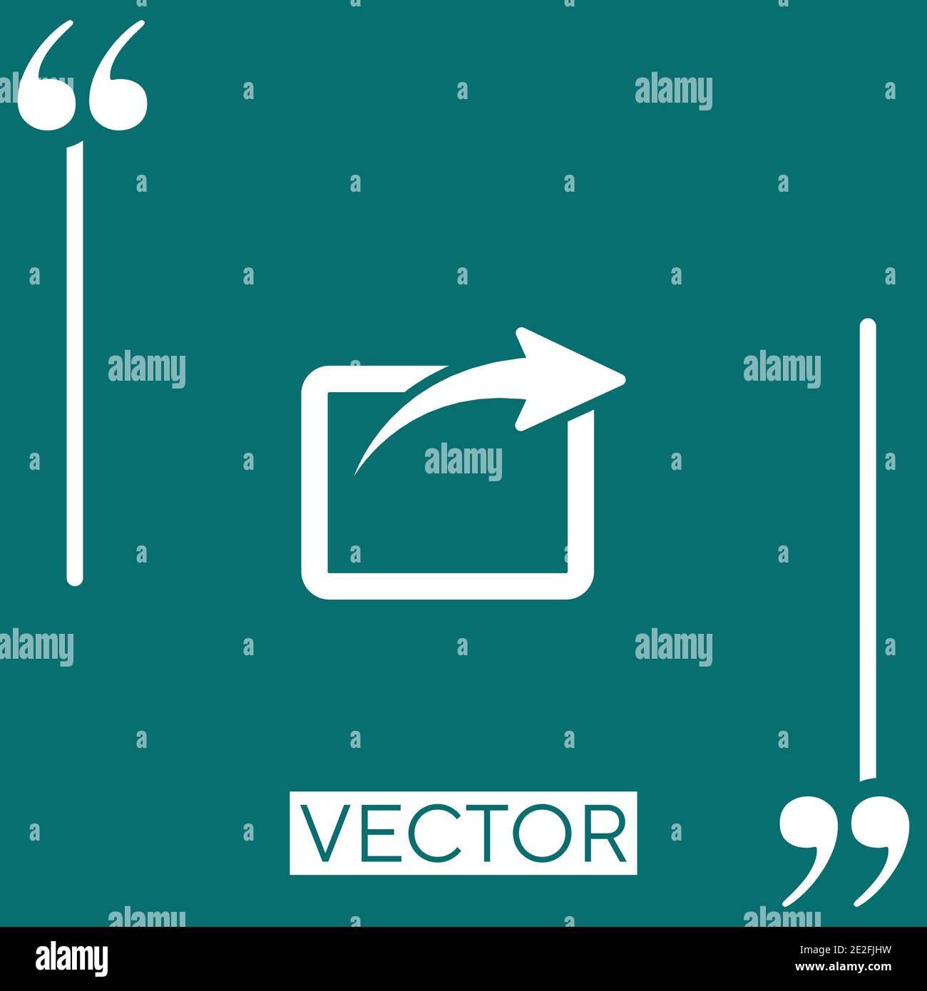 arrow vector icon Linear icon. Editable stroke line Stock Vector Image ...