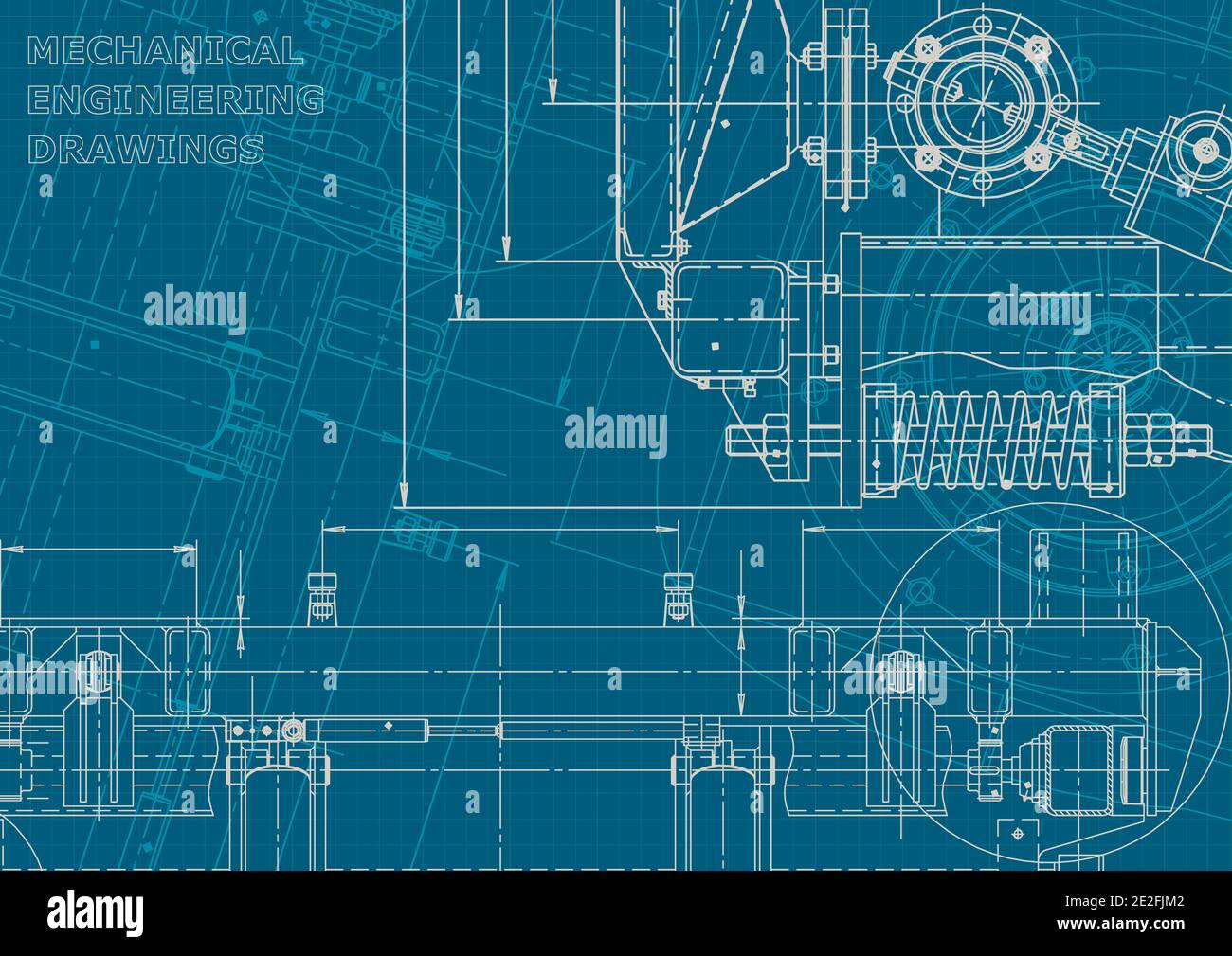 Computer aided design systems. Technical illustration. Corporate style ...