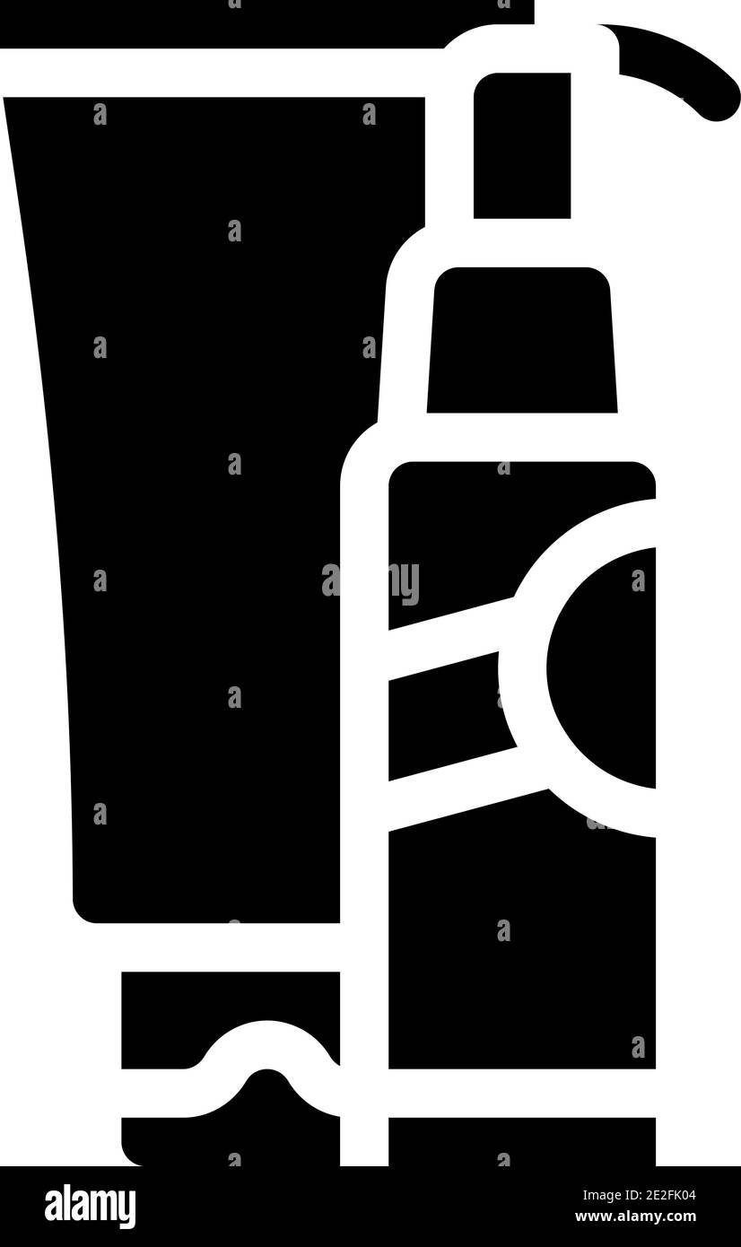 epsom bath salt glyph icon vector illustration Stock Vector Image & Art ...