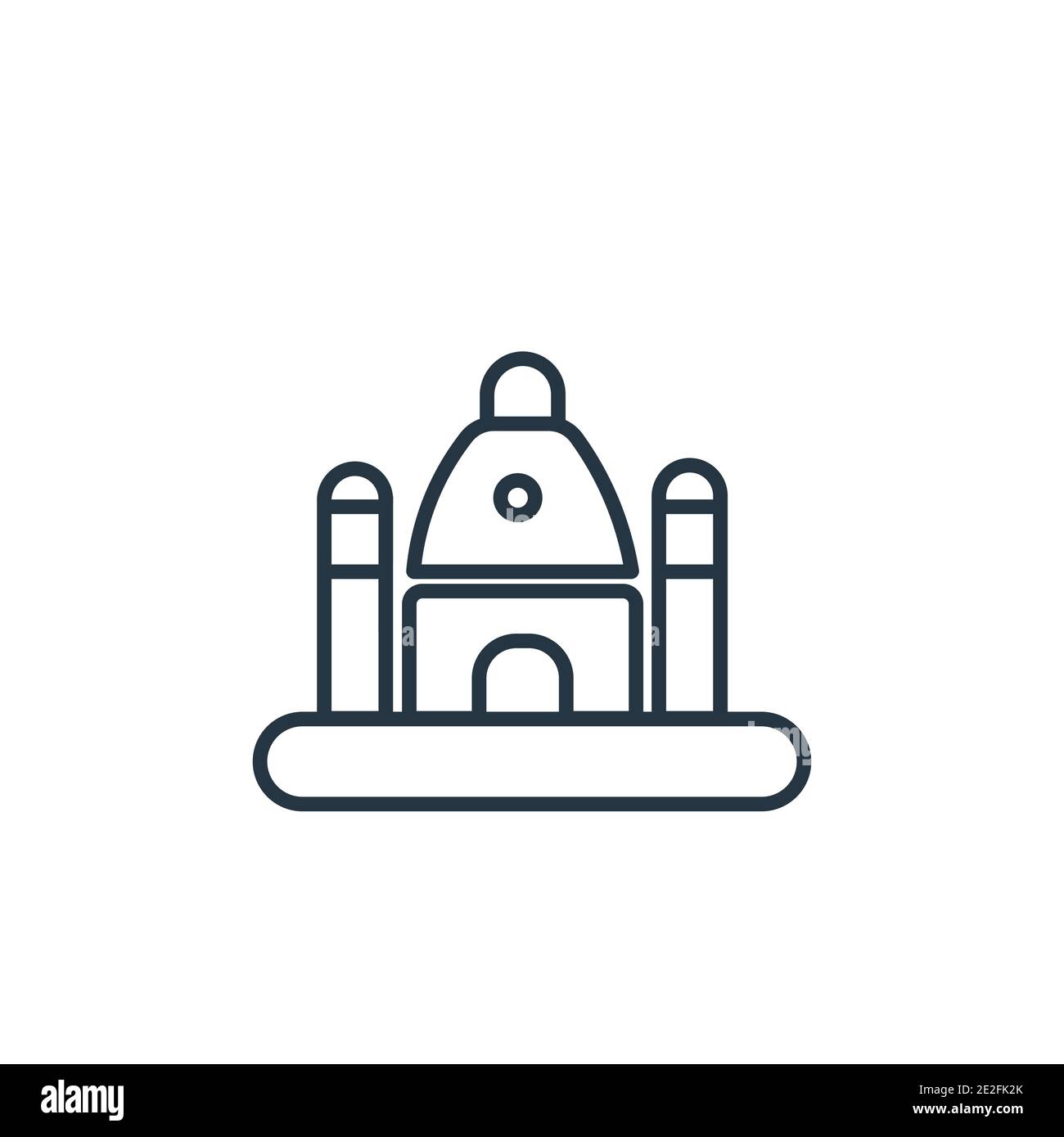 Hindu temple outline vector icon. Thin line black hindu temple icon ... Hindu temple outline vector icon. Thin line black hindu temple icon ...