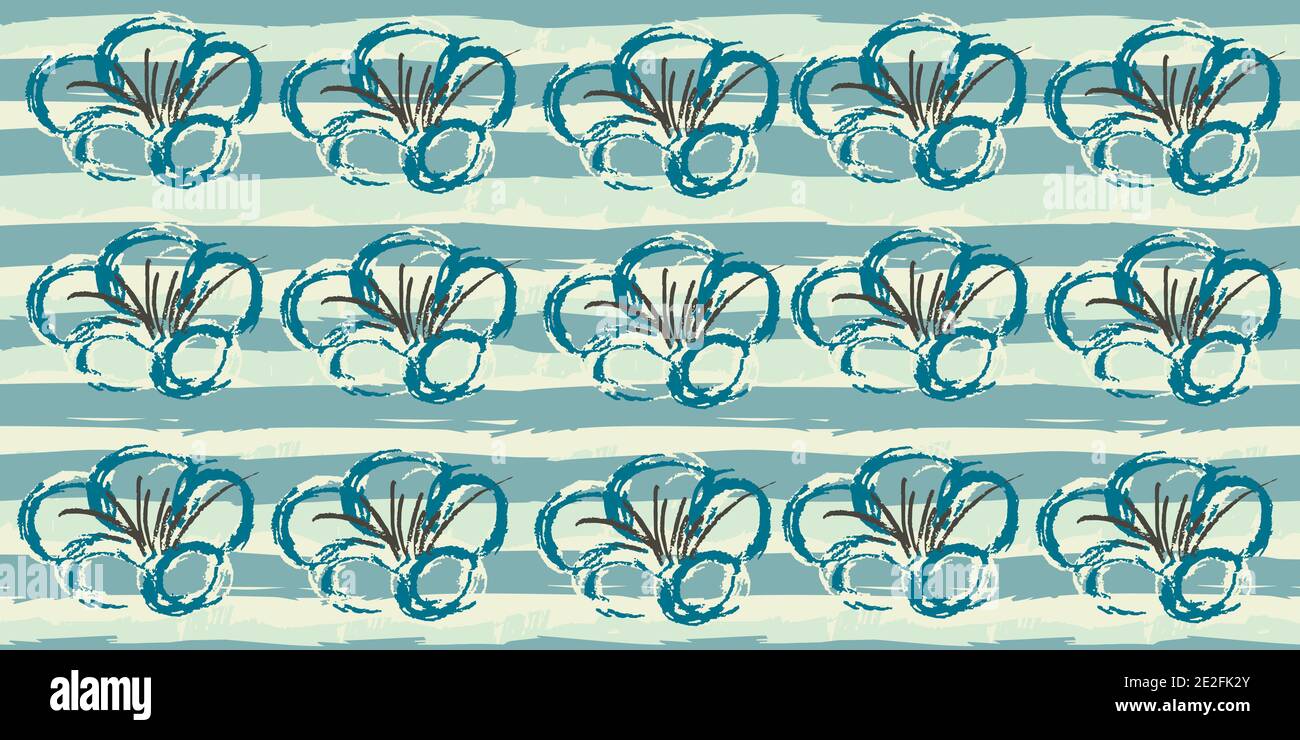 Seamless pattern. Horizontal stripes. Vector abstract hand drawing with ...