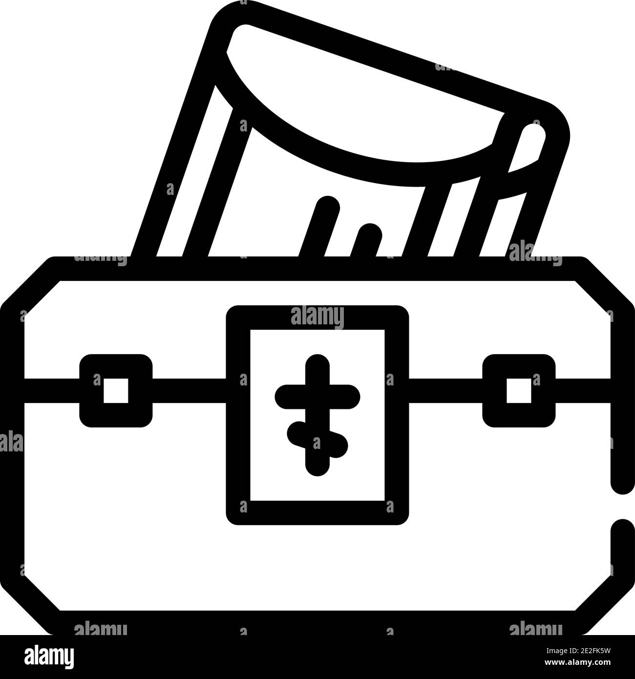 donation for church line icon vector illustration Stock Vector Image ...