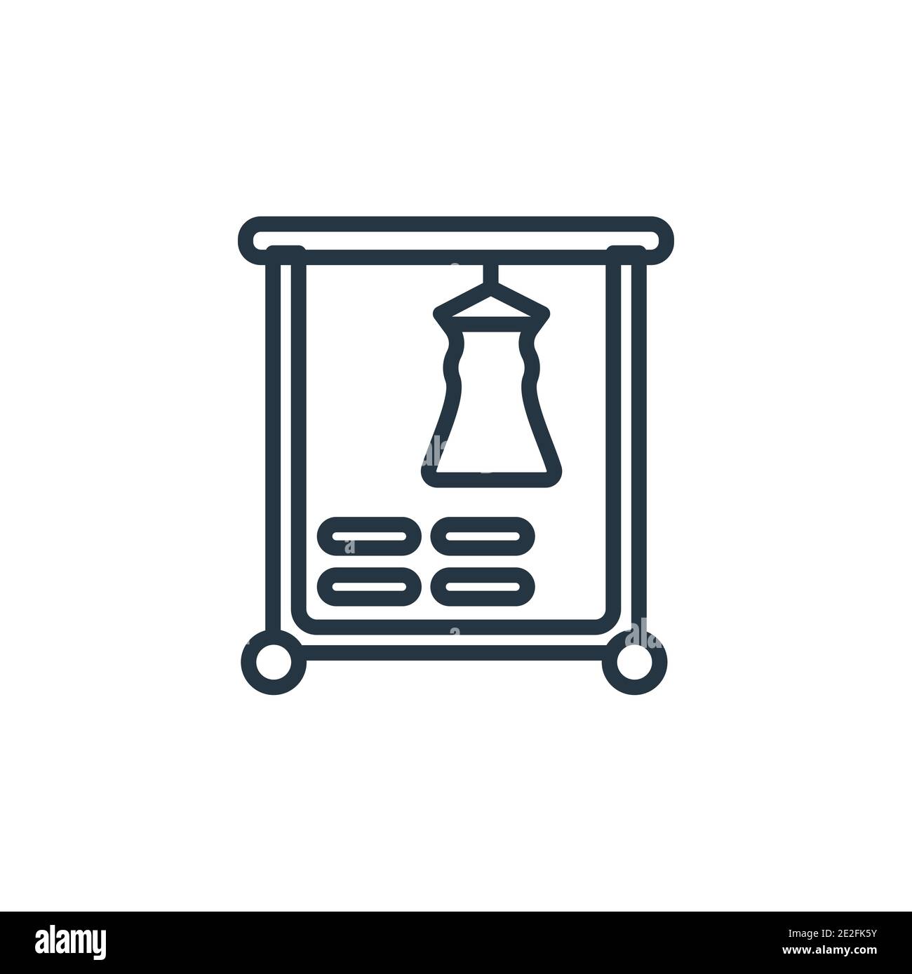 Rack outline vector icon. Thin line black rack icon, flat vector simple ...
