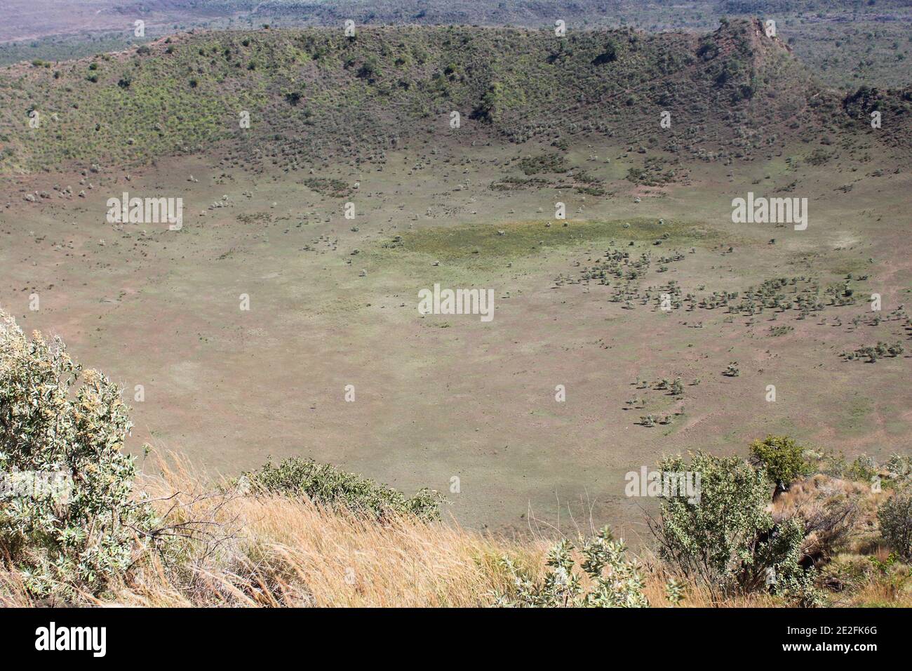 Scenic volcanic landscapes in rural Kenya Stock Photo - Alamy