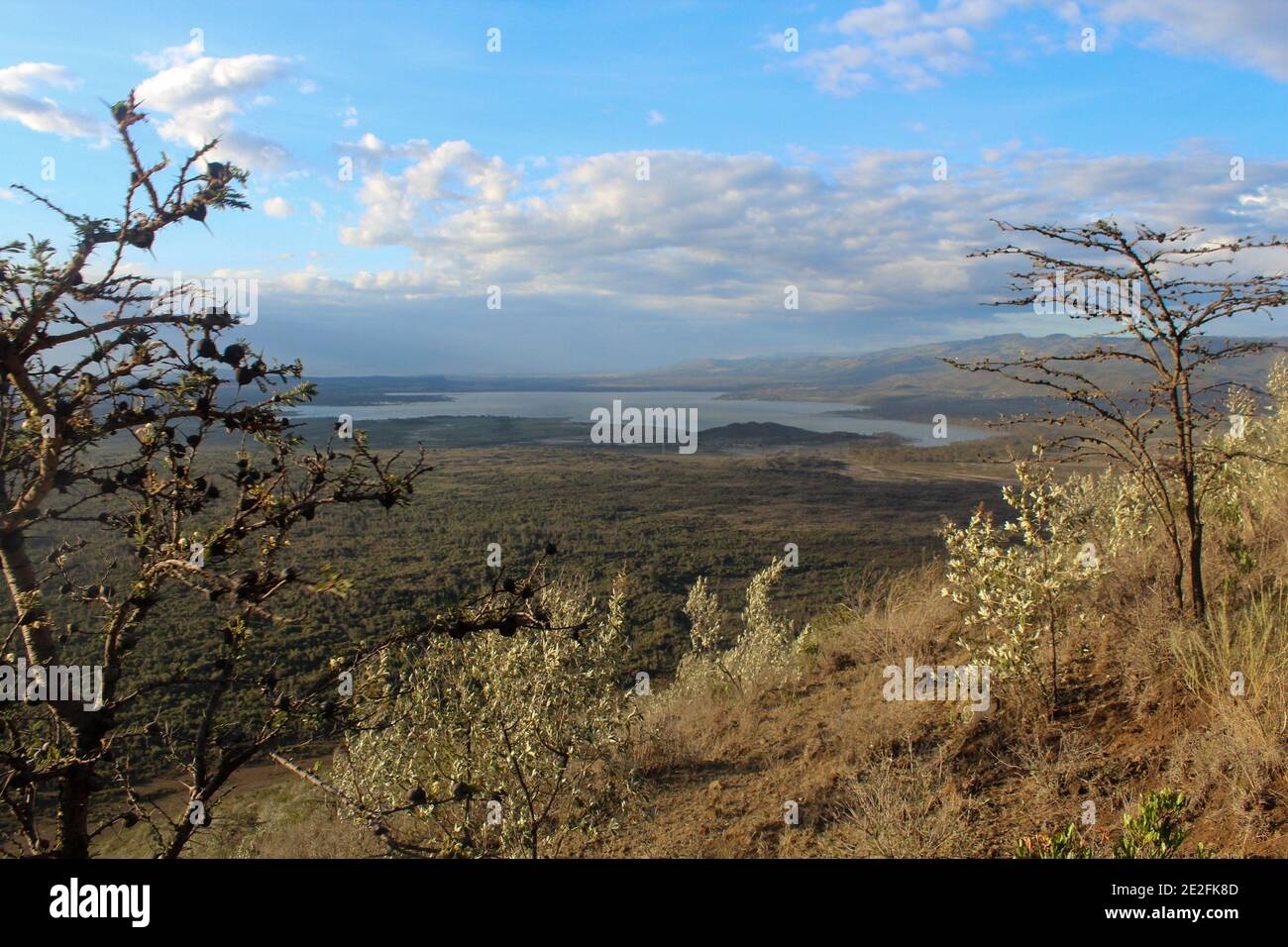 Scenic volcanic landscapes in rural Kenya Stock Photo - Alamy