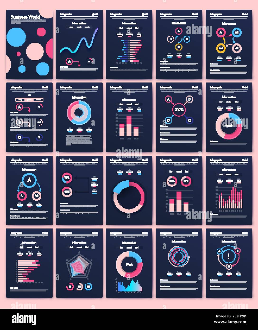 Modern infographic vector elements for business brochures. Use in ...