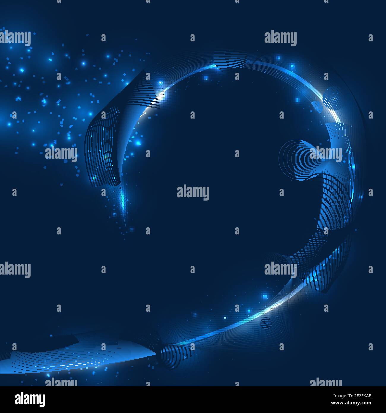 Blue lighting effect in Stock Vector Images - Alamy