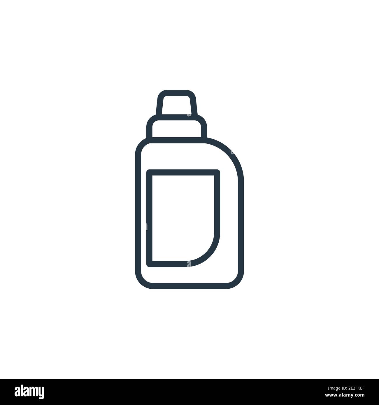 Bleach outline vector icon. Thin line black bleach icon, flat vector ...