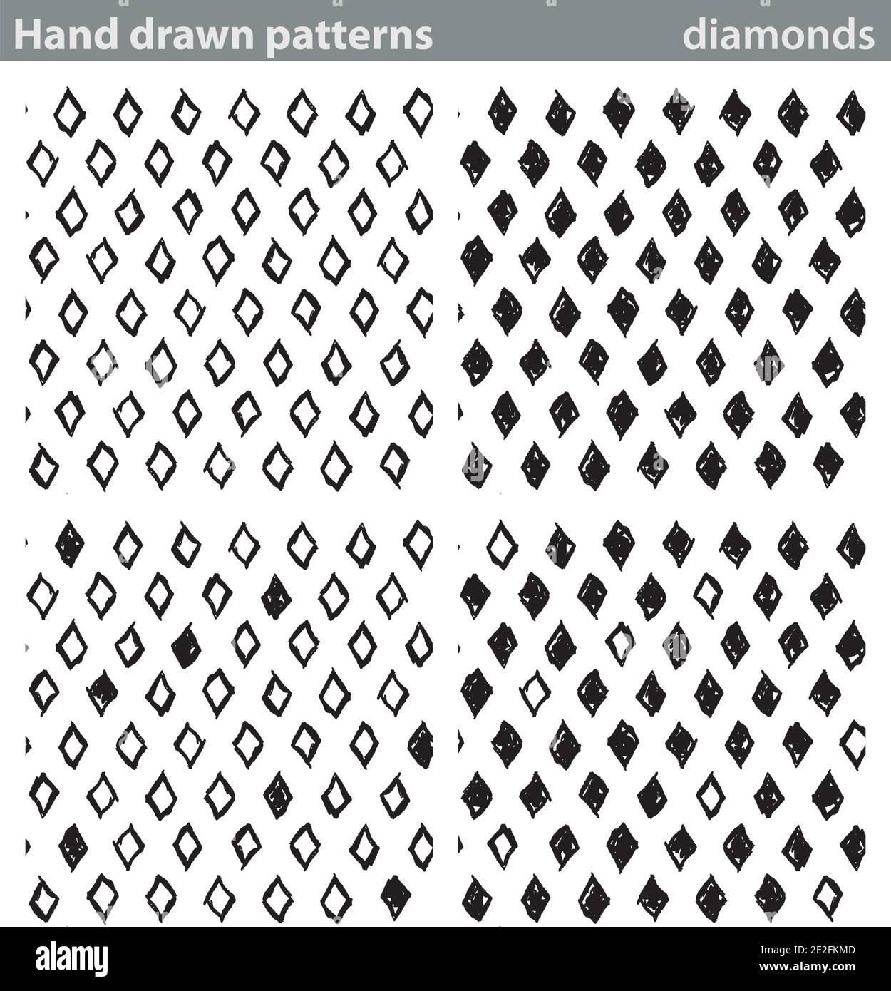 Different diamond patterns Stock Vector Images - Alamy