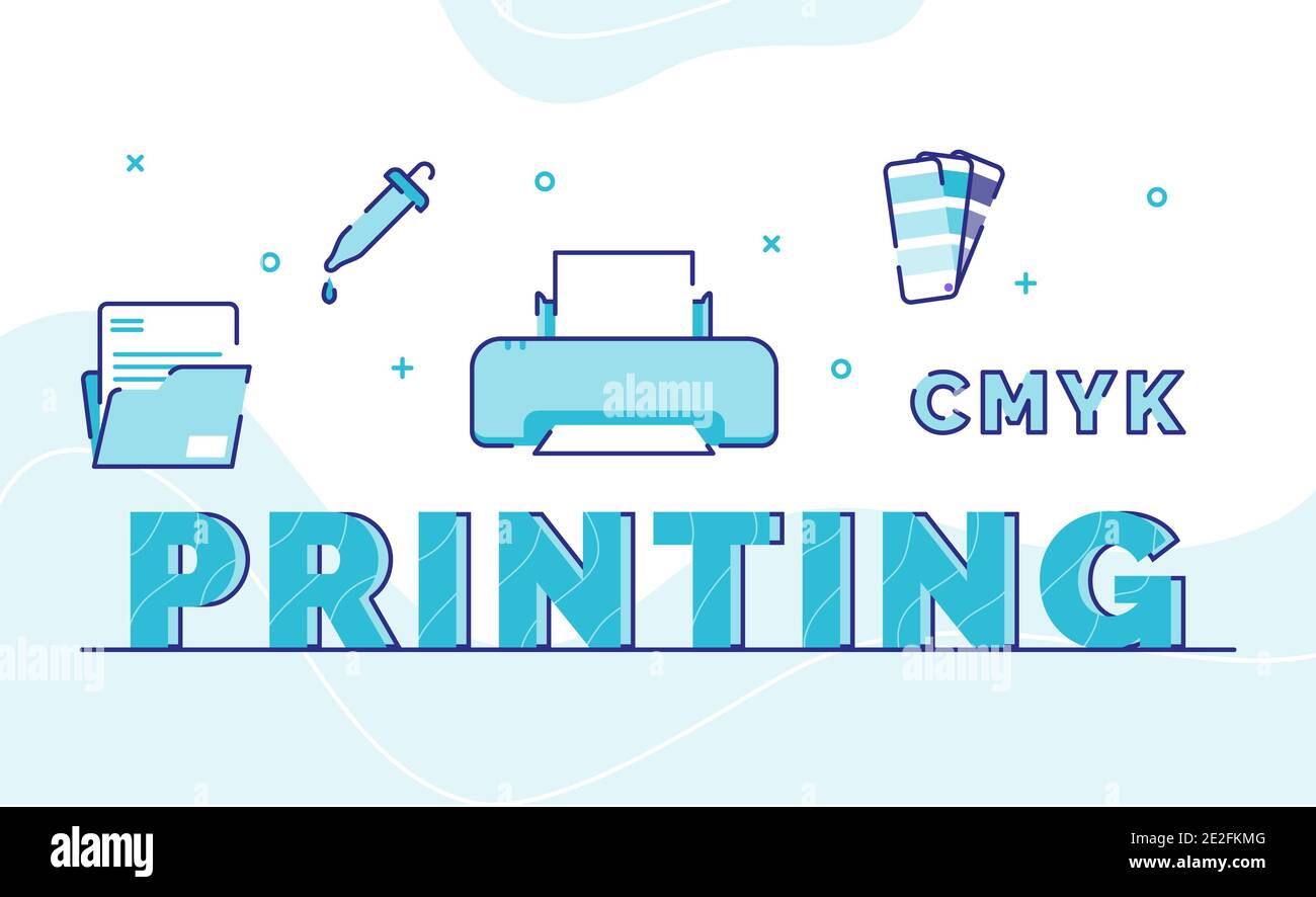 printing typography word art background of icon file folder ink print ...