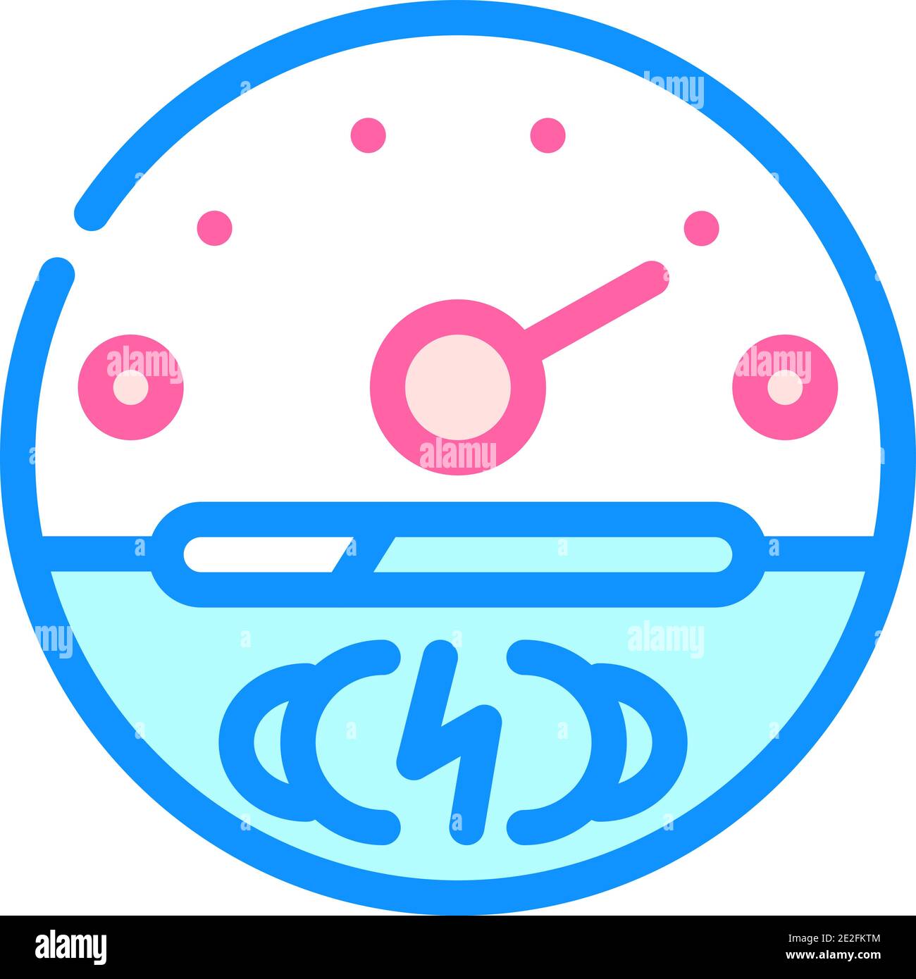 battery charge sensor color icon vector illustration Stock Vector Image ...