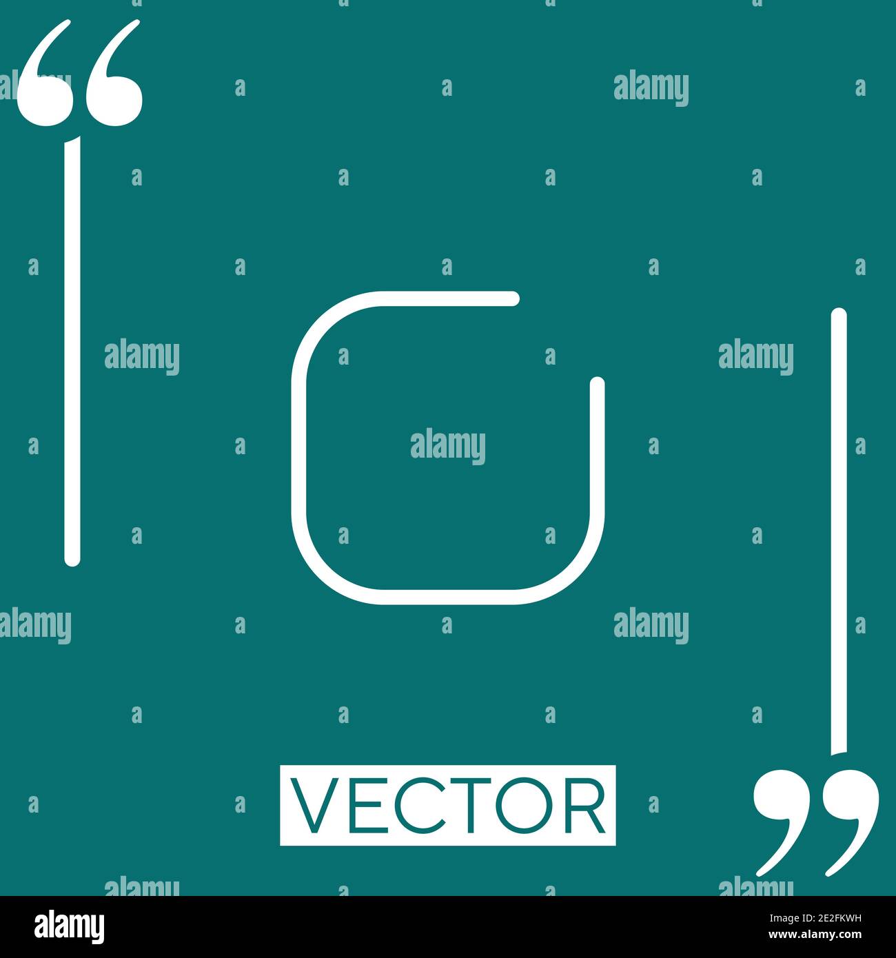 stop vector icon Linear icon. Editable stroke line Stock Vector Image ...