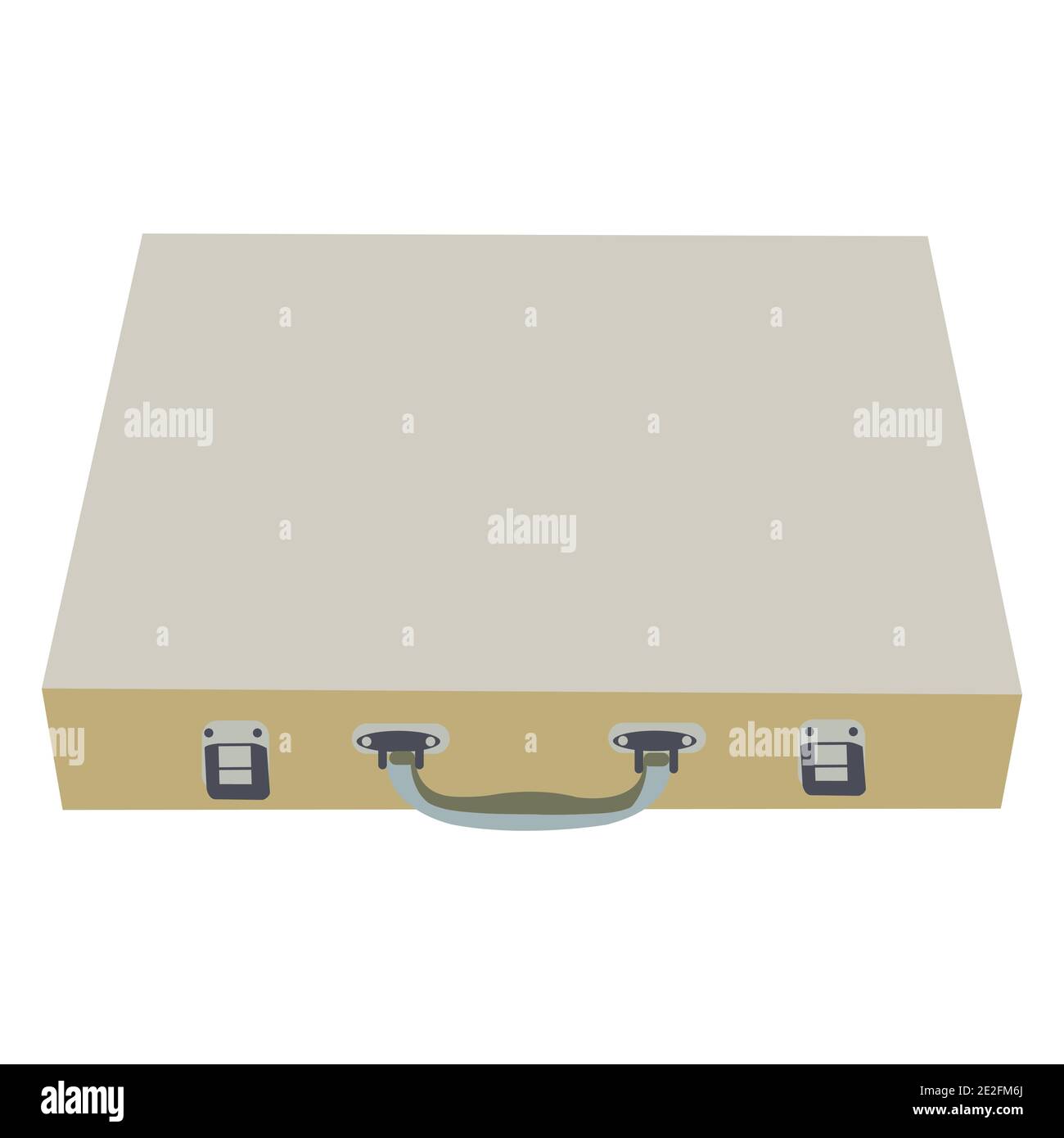 Grey suitcase cutout Stock Vector Images - Alamy