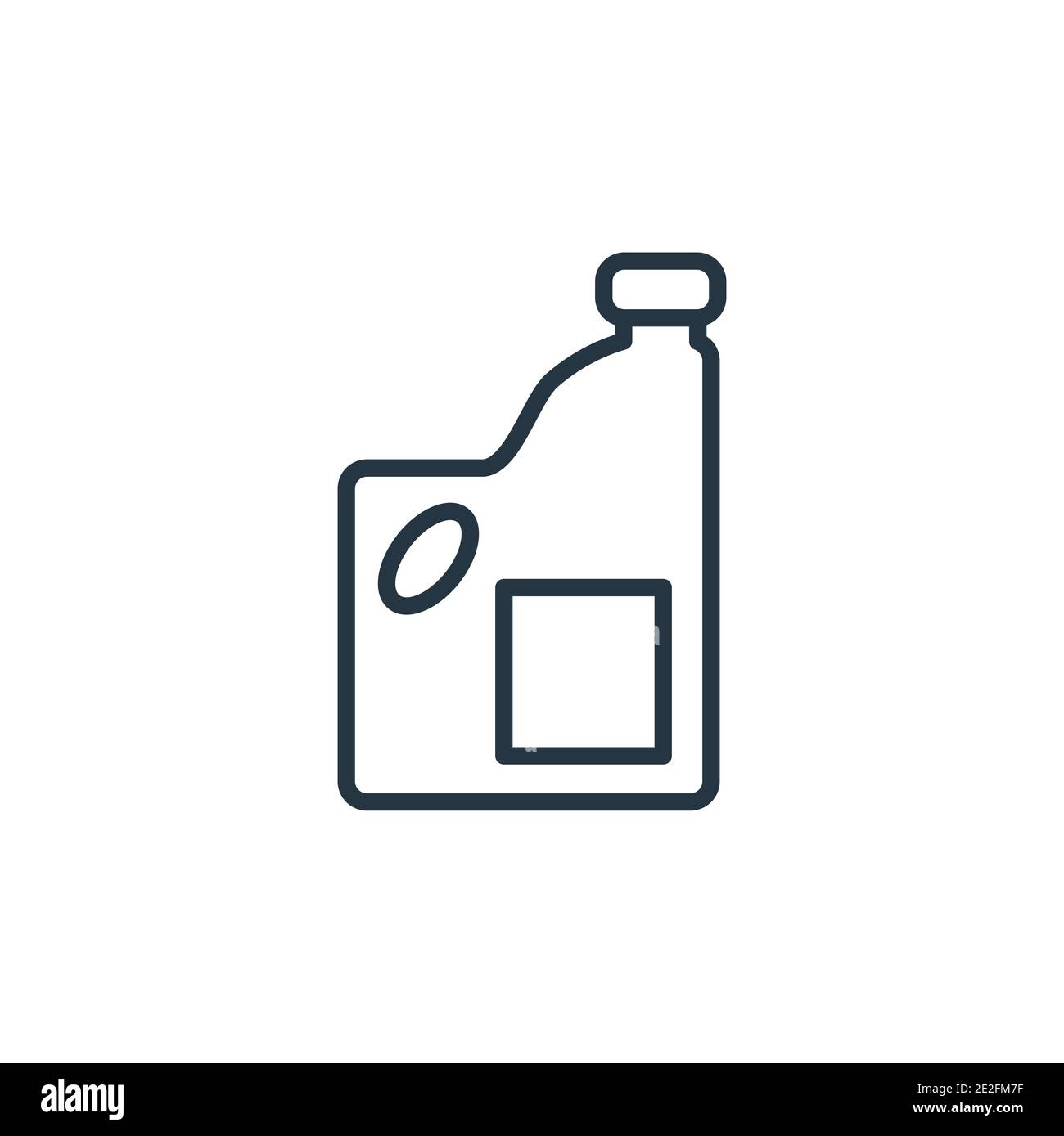 Detergent outline vector icon. Thin line black detergent icon, flat ...